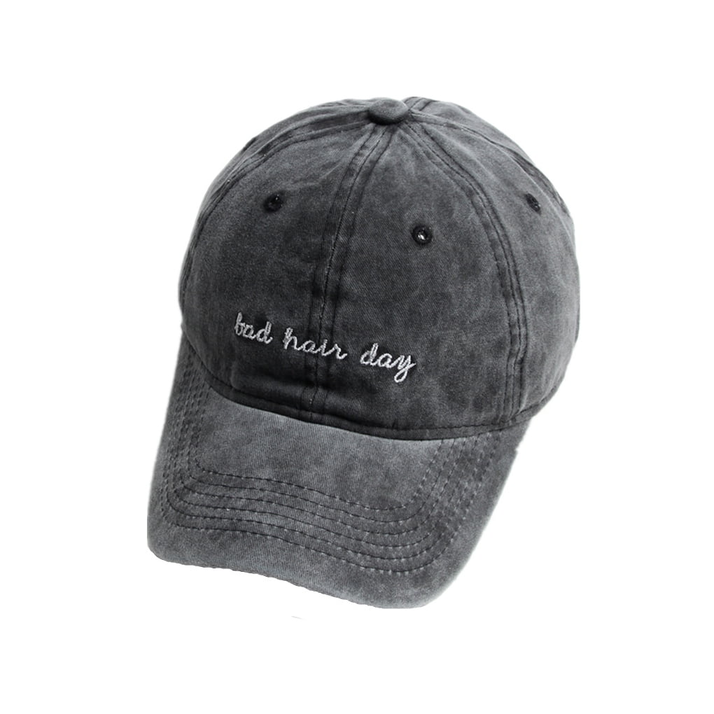 kanaroous New bad hair day embroidery baseball cap cotton washed ...