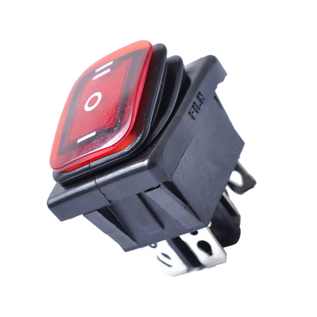 kanaroous On-Off-On Professional Car LED Light Rocker Toggle Switch ...