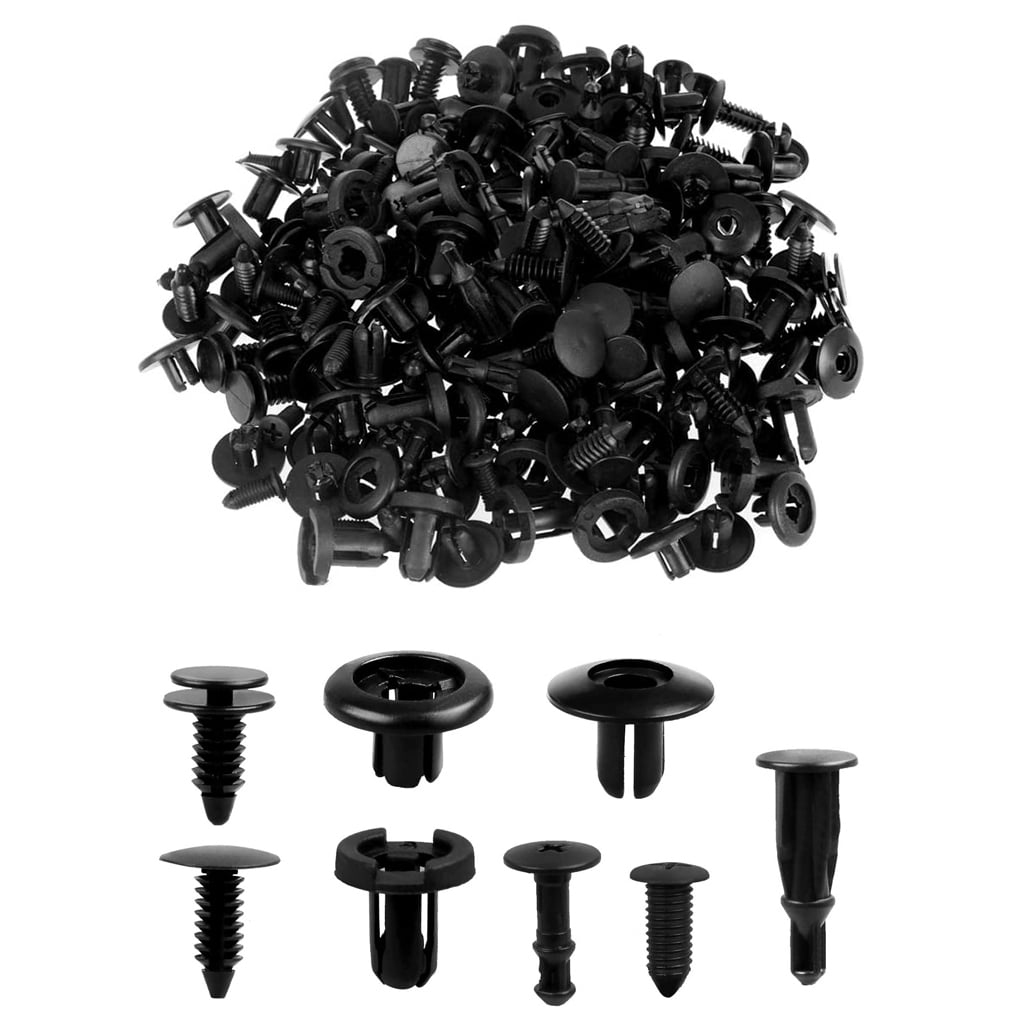 kanaroous Pack of 210 Car Retainer Clips Plastic Portable Door Push ...