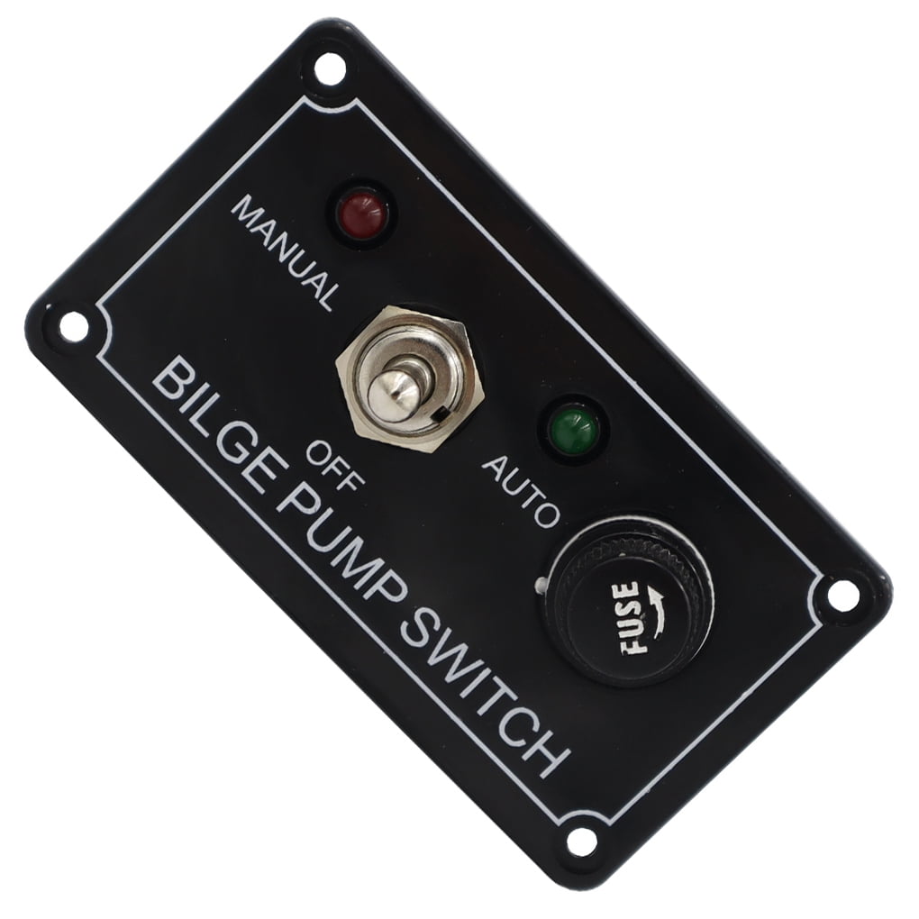 kanaroous Pump Switch Panel ATV Manual Off Boat Pump Rocker Switch ...