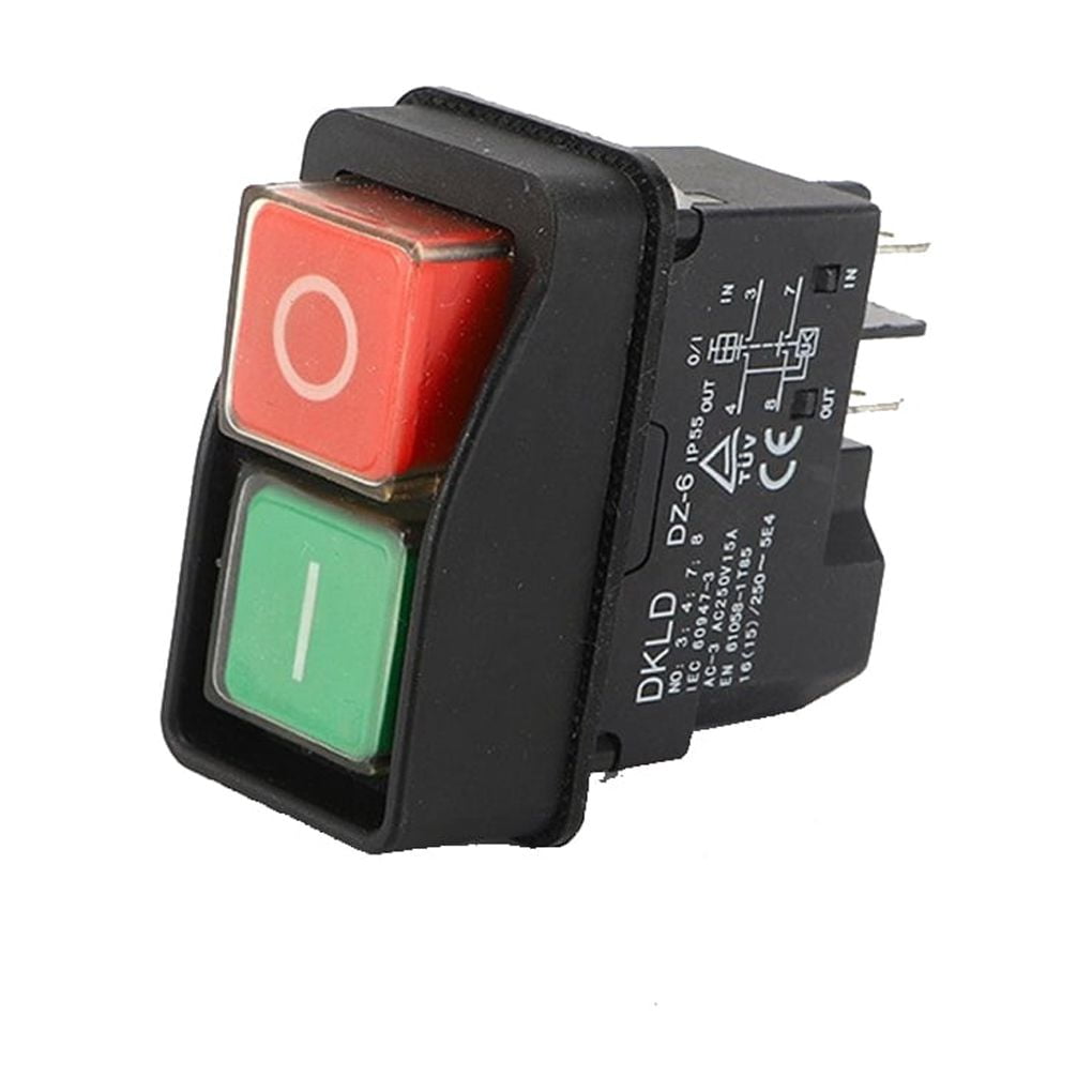 kanaroous Push Button KJD17 Overload Protection Waterproof Magnetic ...