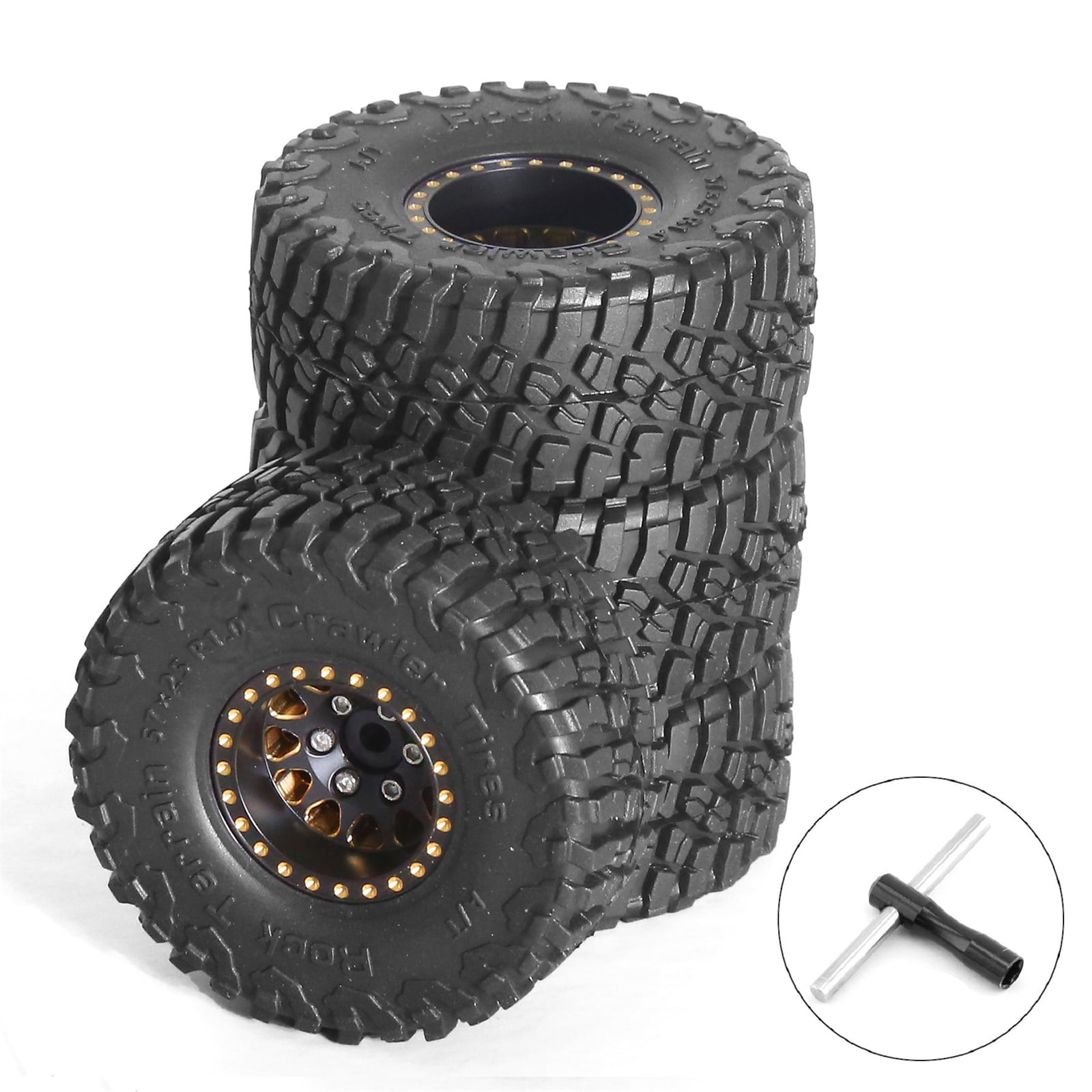 kanaroous RCGOFOLLOW Wheel Rims Tyre RC Car Part Wear-resistant Rc ...