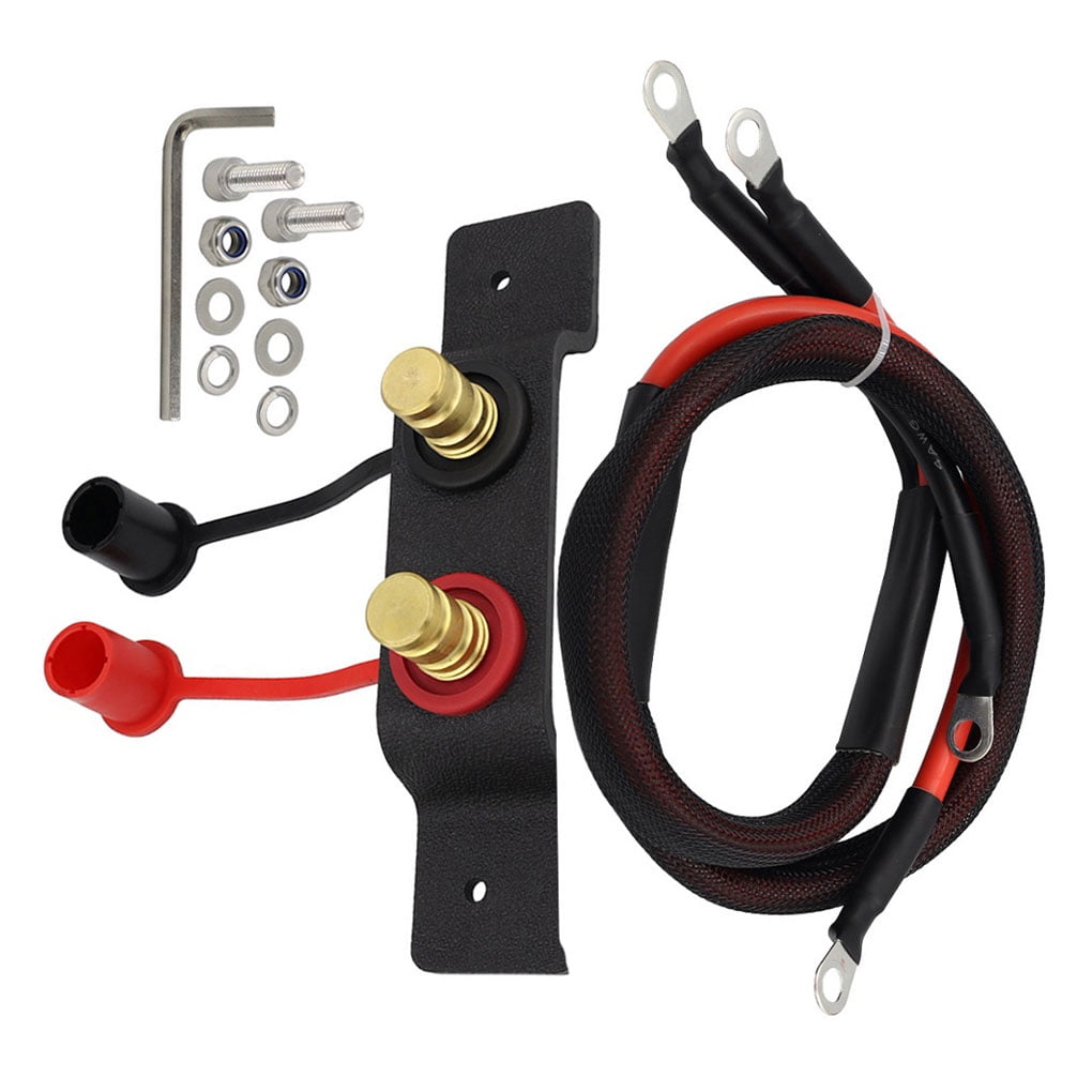kanaroous Remote Battery Terminal Relocation Kit Battery Jump Post With ...
