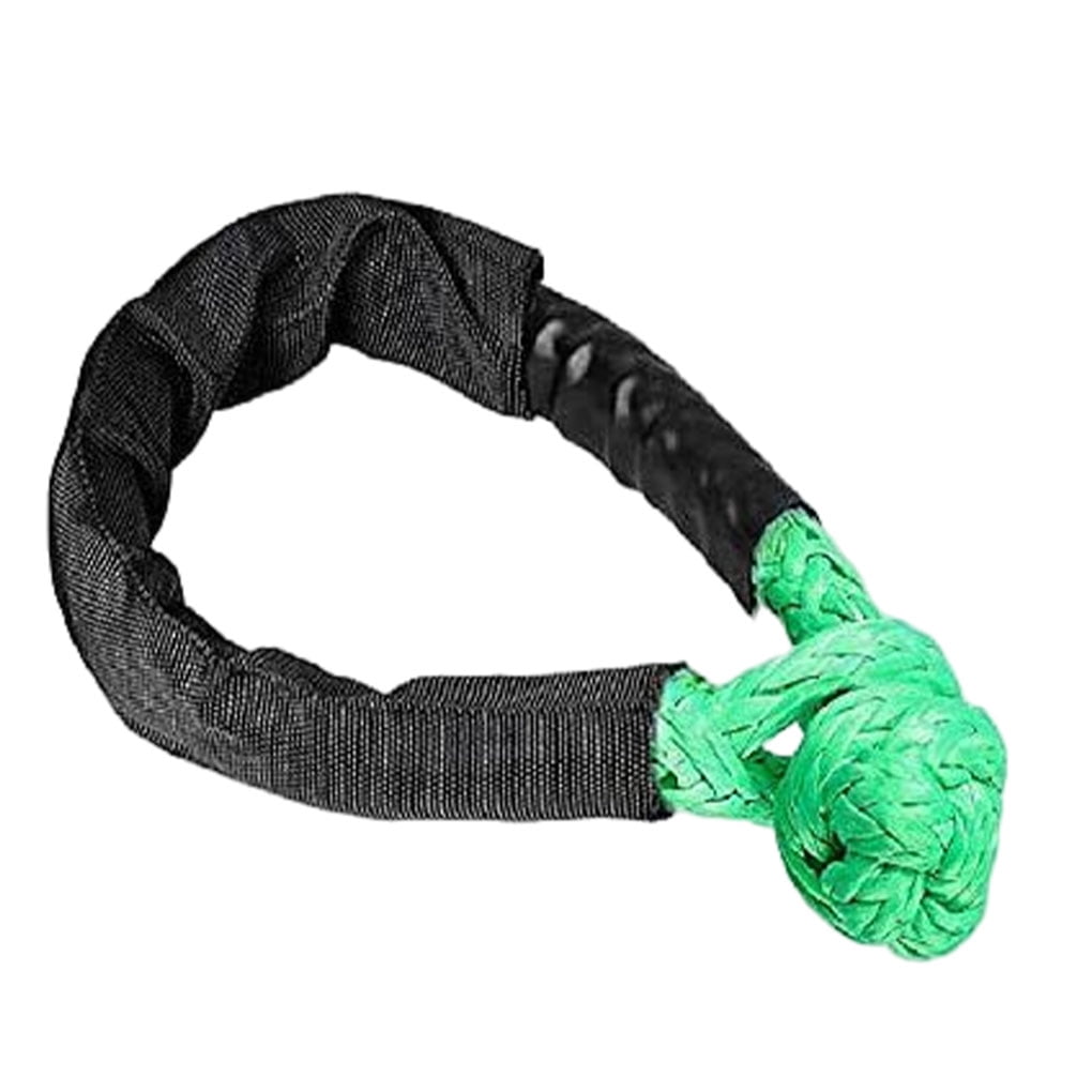 kanaroous Rugged Soft Shackle with Protective Cover Carabiner Ring Rope ...