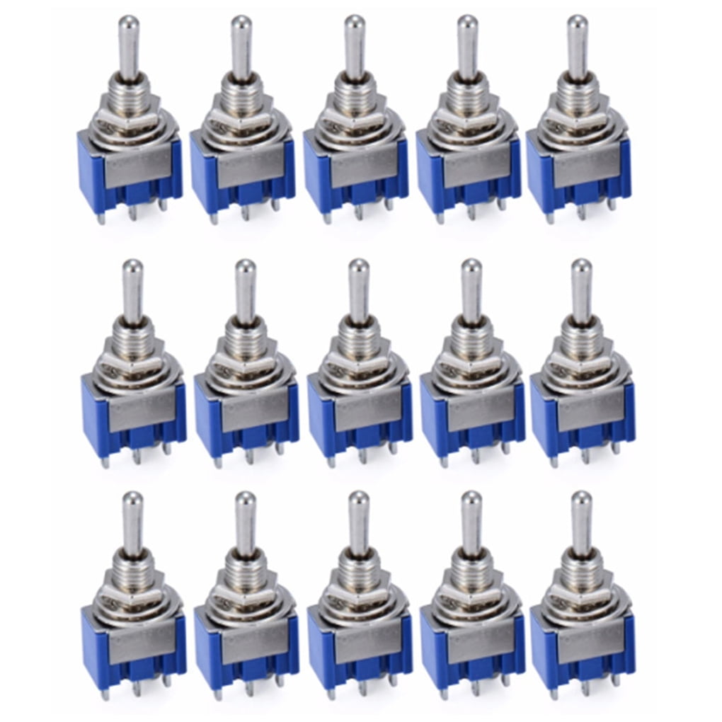 kanaroous Toggle Switch 3Pin Single Pole Double Throw Mini Waterproof ...