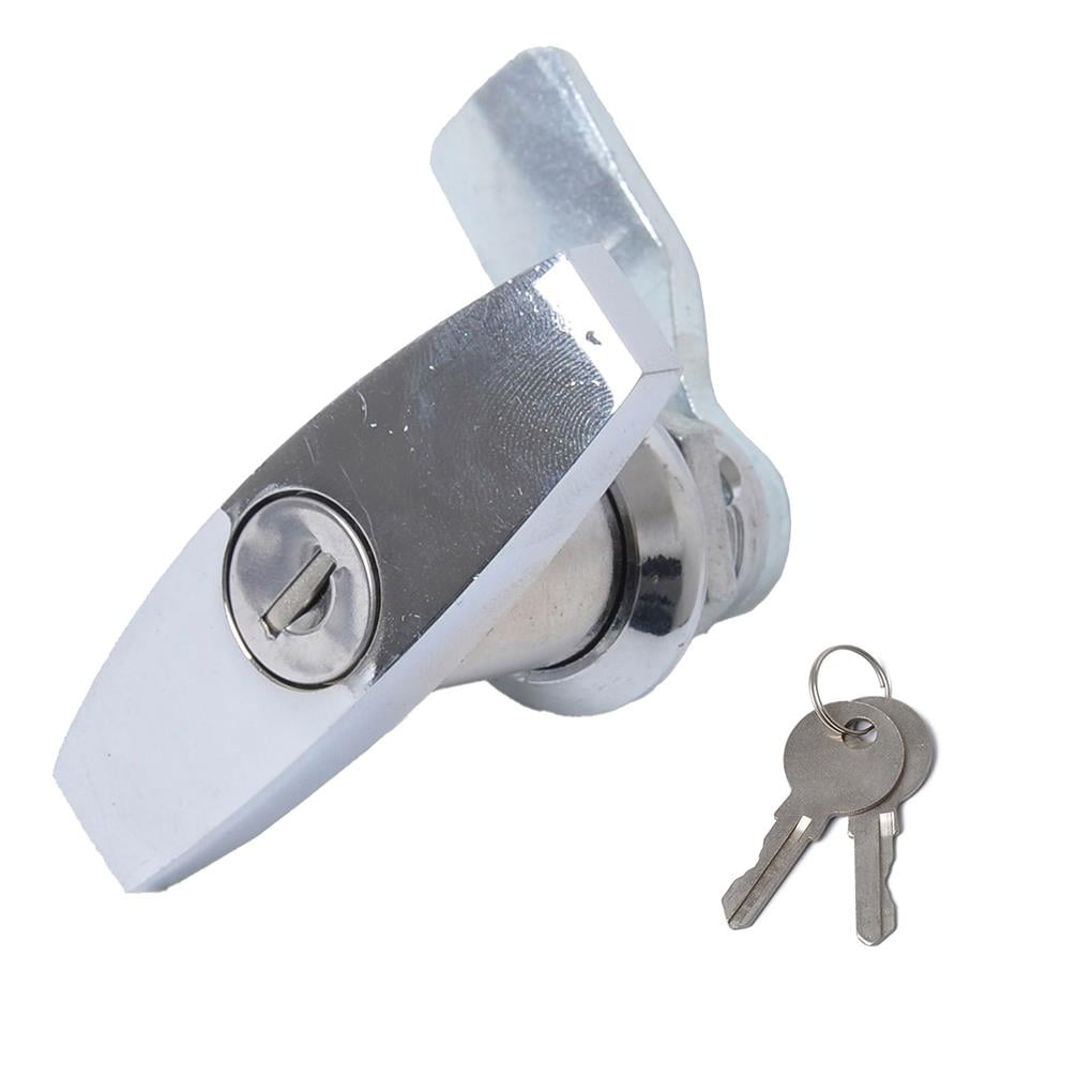 kanaroous Universal RV Trailer Truck T-shaped Lock with Two Keys Zinc ...