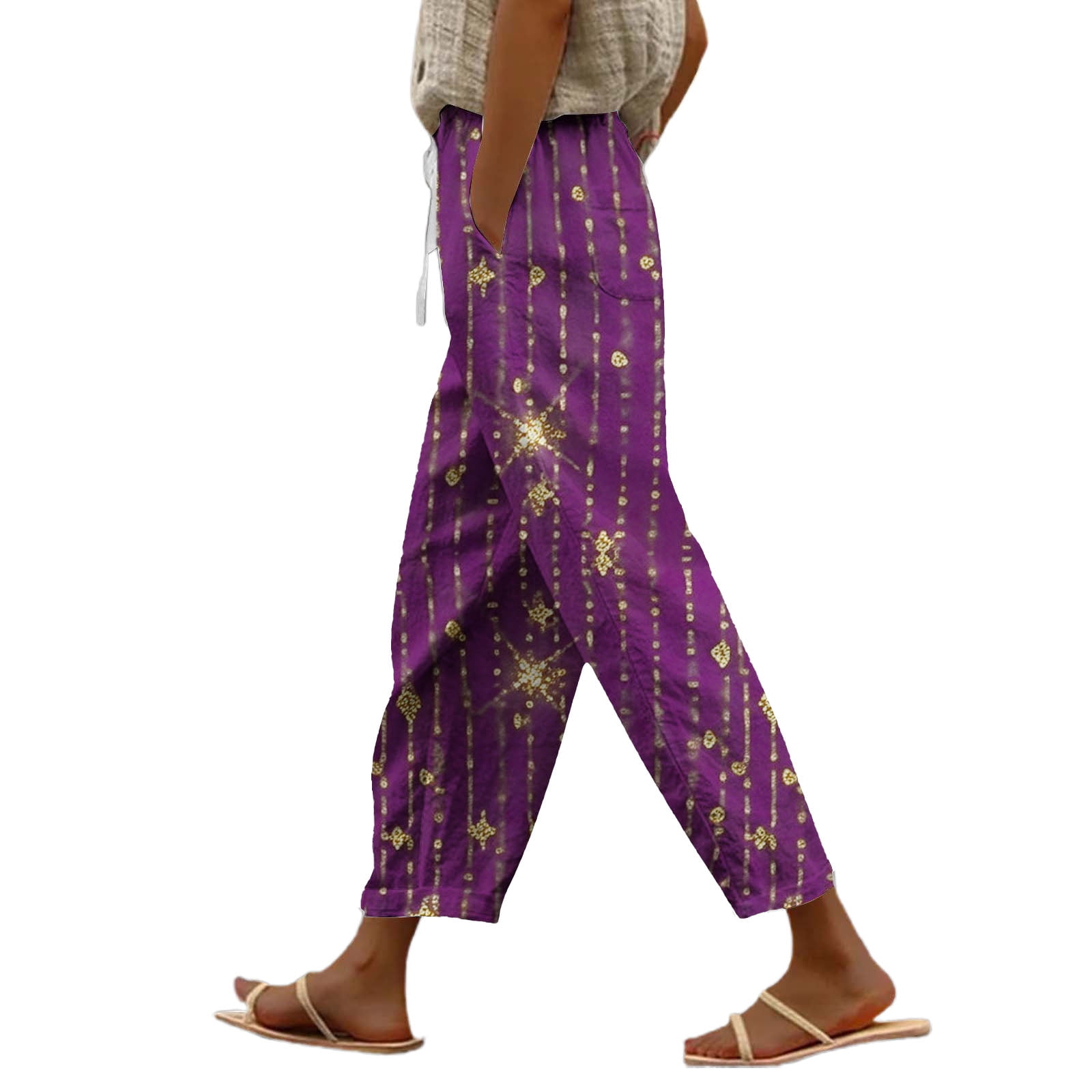 kaondbfi Spring Fall Essentials Casual Clothing Women's Wide Leg Baggy ...