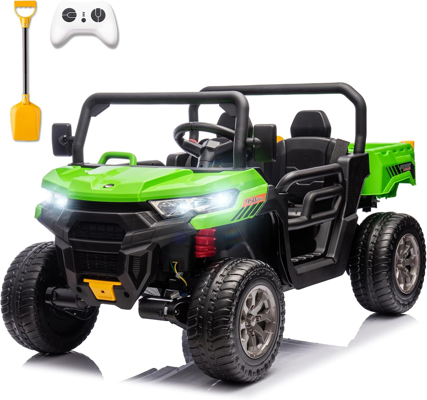 karbost 2 Seater Kids Electric Ride On Dump Truck 24V 4WD Remote ...