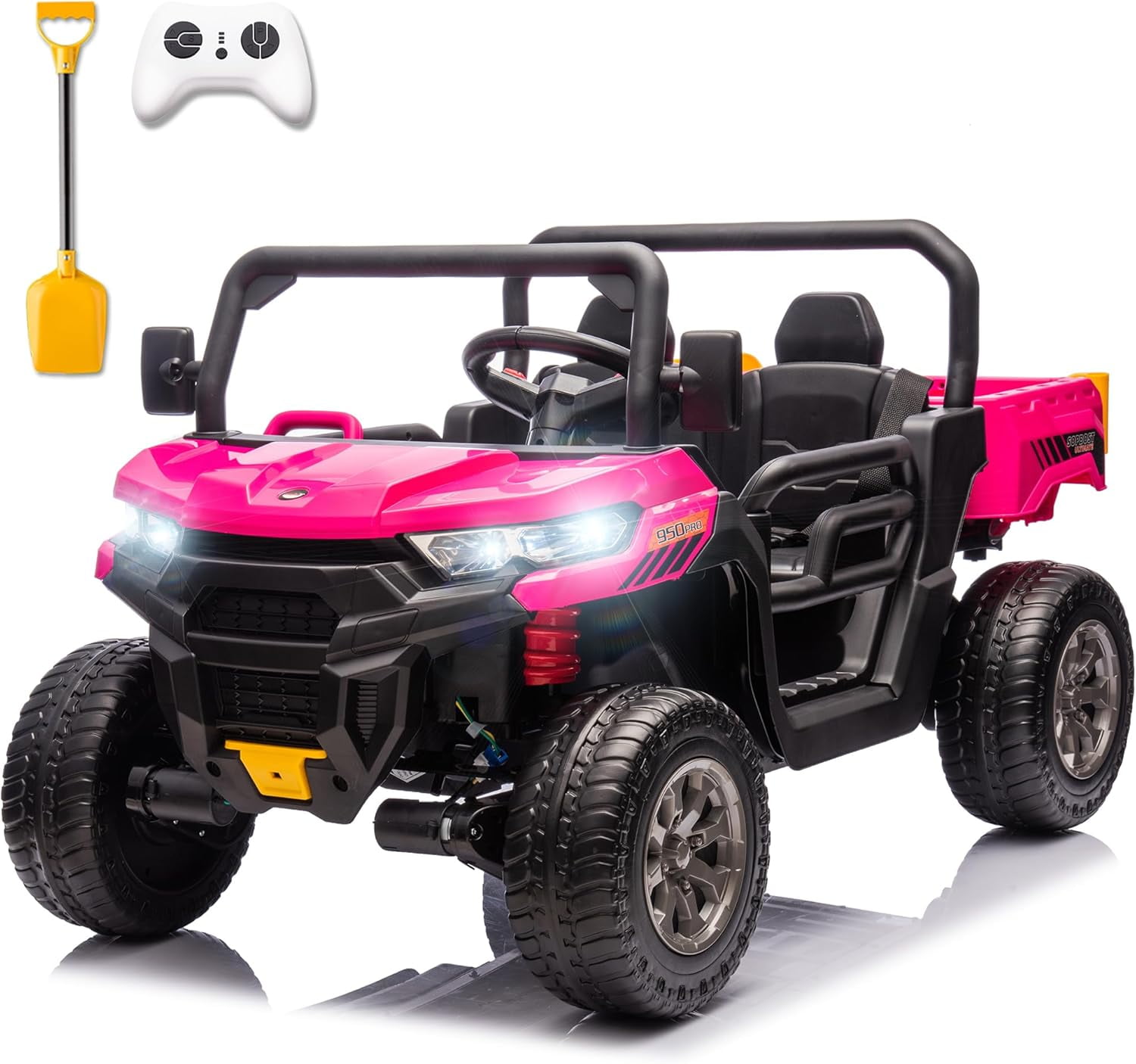 karbost 2 Seater Kids Electric Ride On Dump Truck 24V 4WD Remote ...