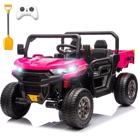 karbost 2 Seater Kids Electric Ride On Dump Truck 24V 4WD Remote ...