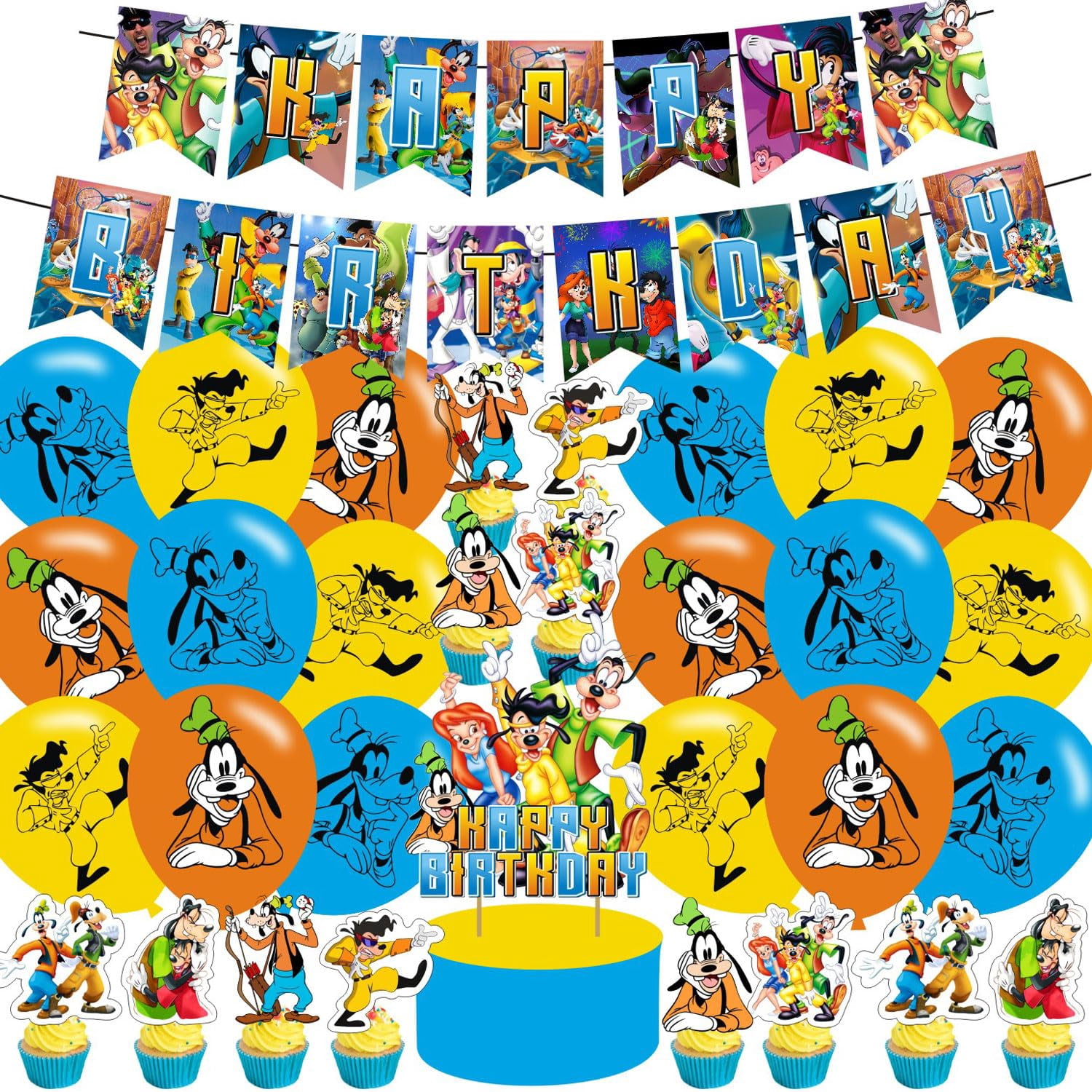karg A Goofy Movie KEF16 Birthday DecorationsA Goofy Movie Party ...