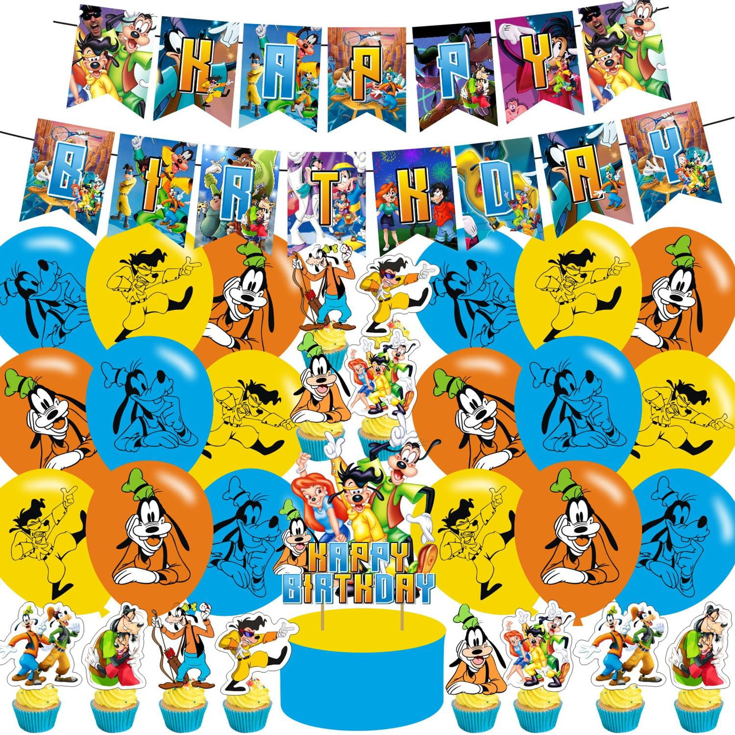 karg A Goofy Movie MMF7 Birthday DecorationsA Goofy Movie Party ...