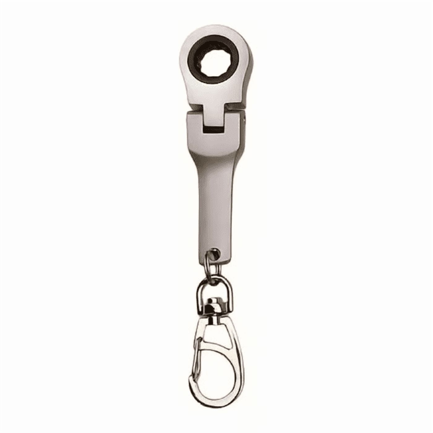 karymi 10mm Ratchet Wrench Keychain Multi-Tool with Quick Release ...
