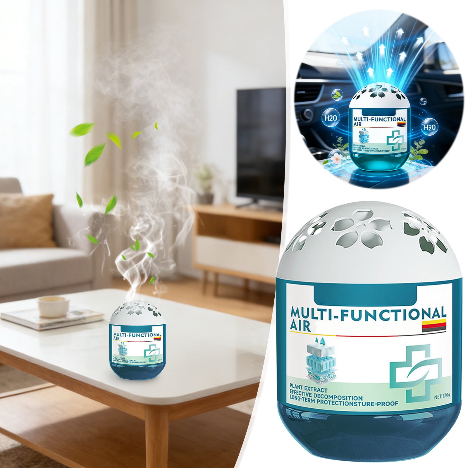 karymi 120g Home Air Purifying Magical Box with Activated Carbon Long ...