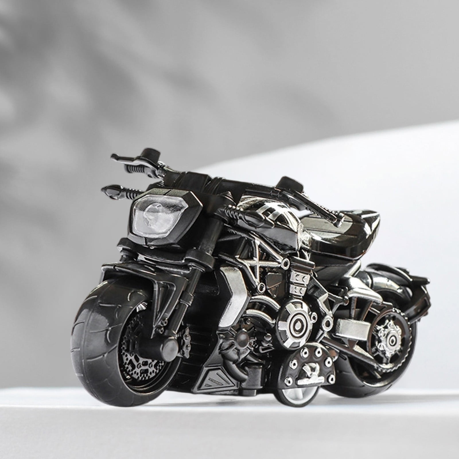 karymi Alloy Pull Back Motorcycle Toy 4.13x2.55x2.16 Inch Simulation ...