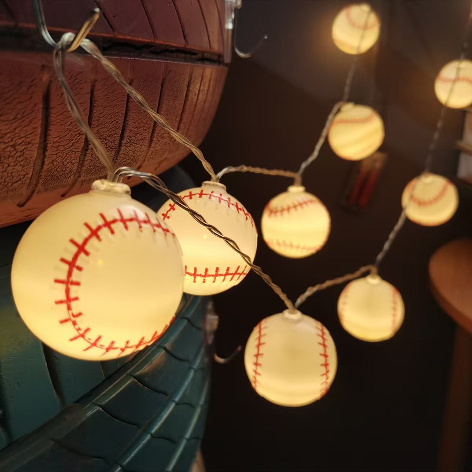 karymi Ball-Shaped LED String Lights Bar and KTV Ball-Themed Soccer ...