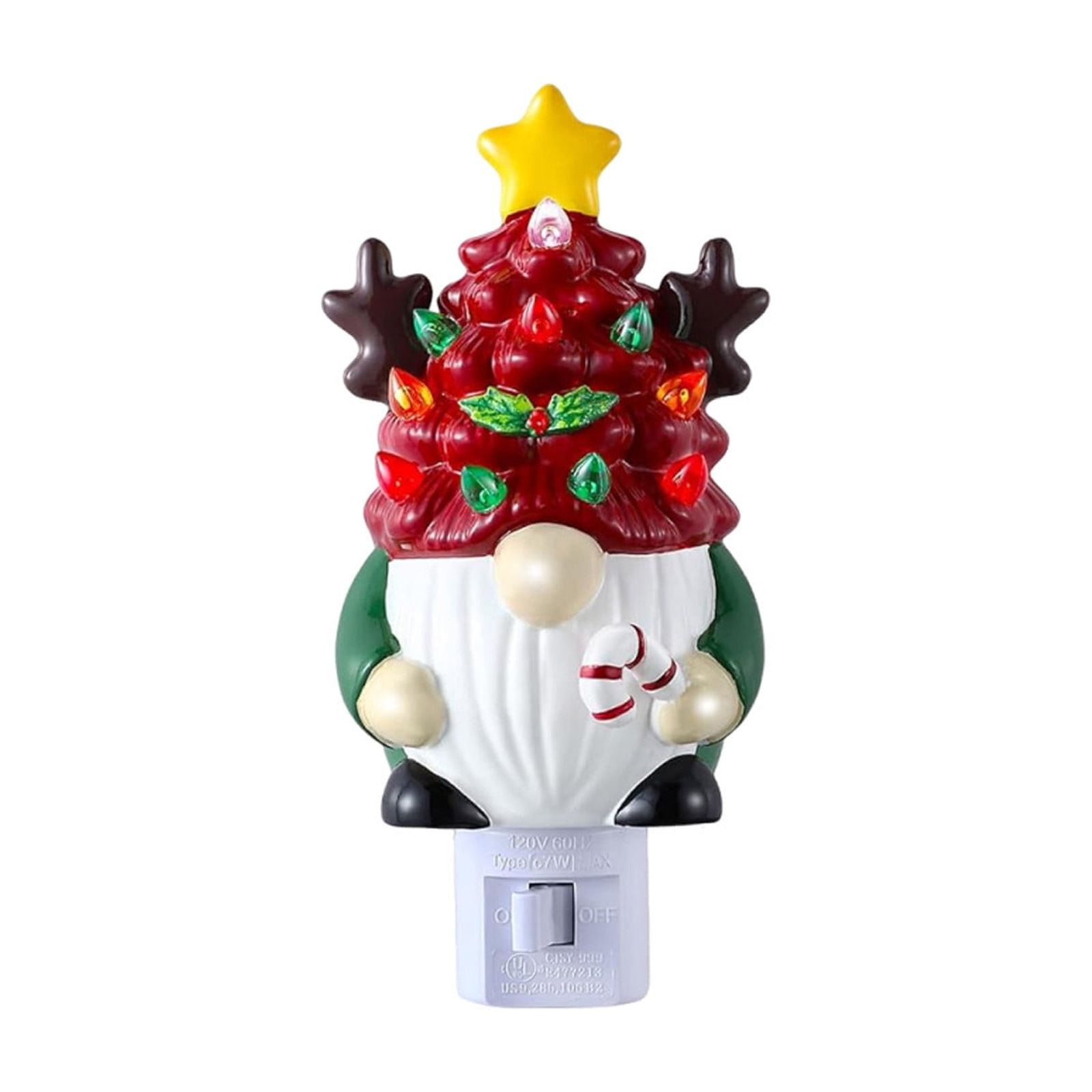 karymi Christmas Gnome Night Light USB Powered Color Changing ...
