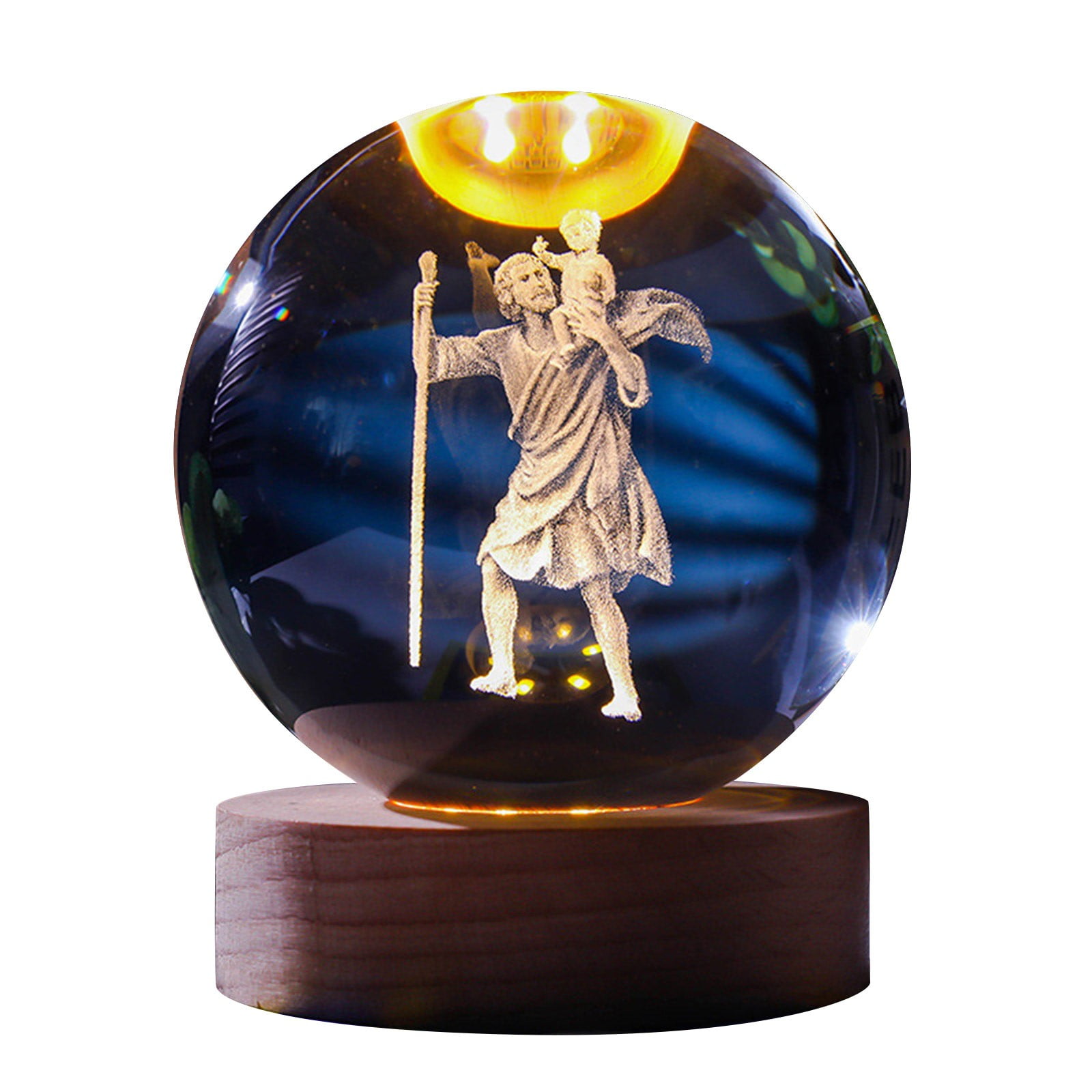 karymi Easter Basket Stuffers Easter Crystal Night Lights Carved Holy ...