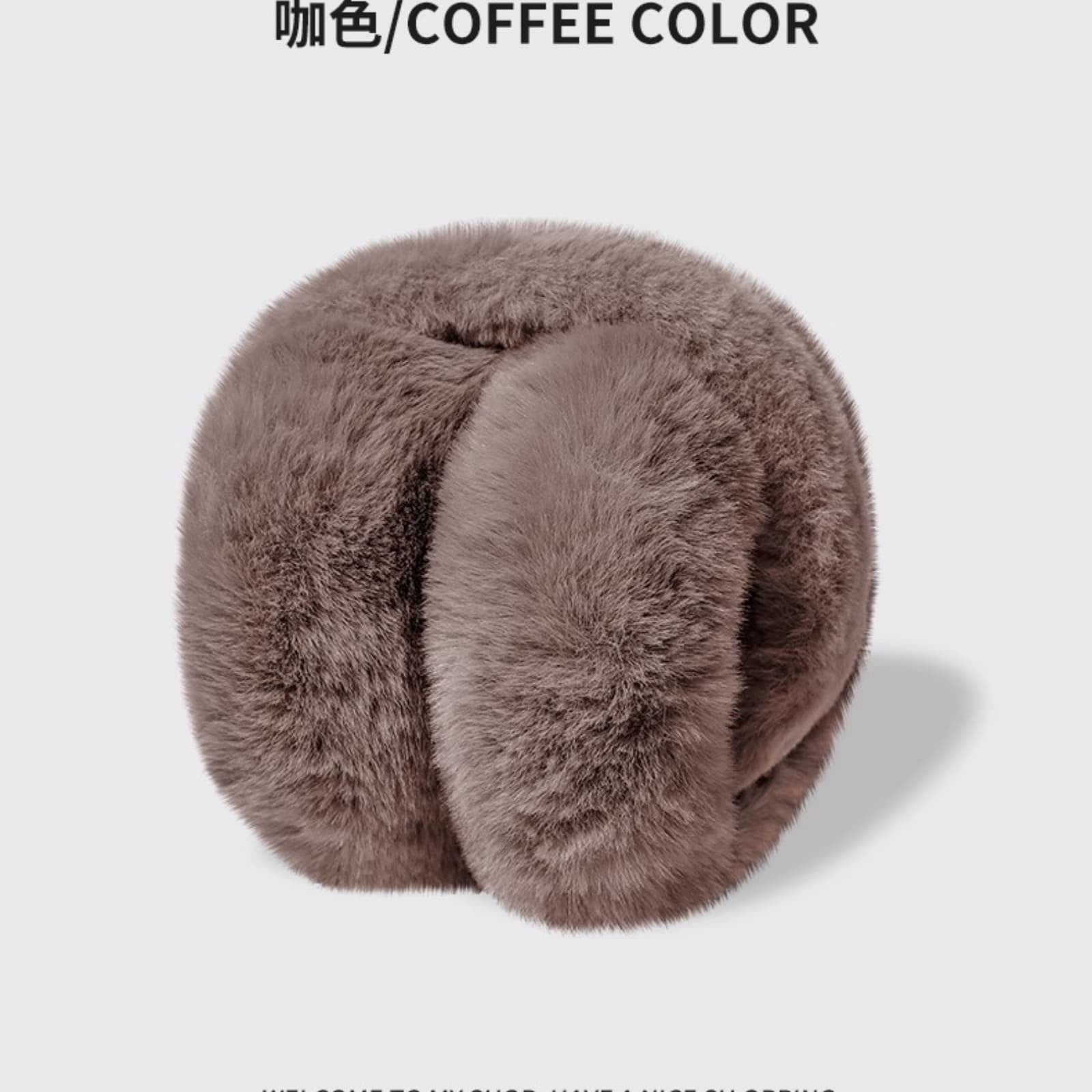 karymi Foldable Winter Ear Muffs with Warm Fleece Lining and Adjustable ...