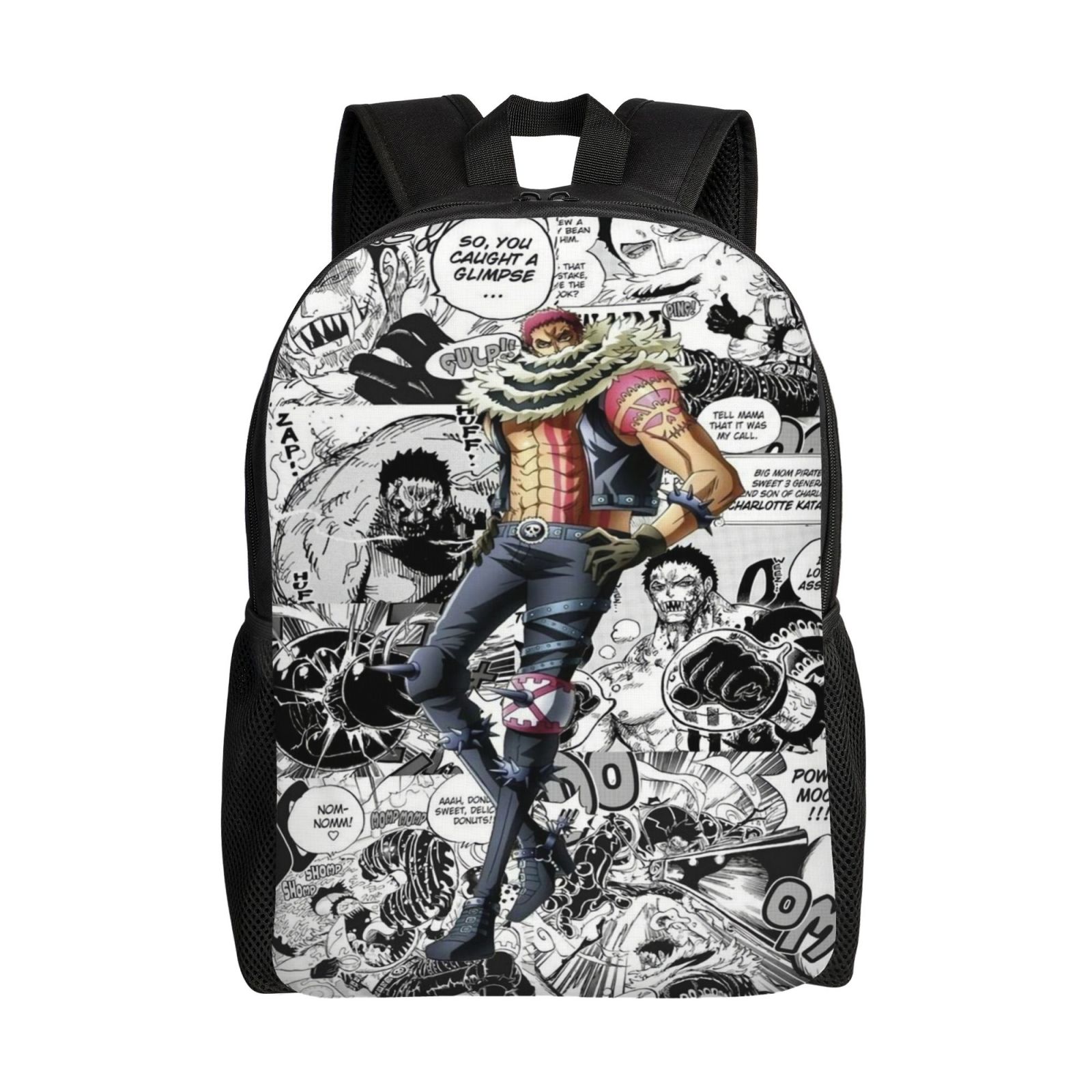 katakuri Anime Backpack Cartoon Travel Bags 3D Printed Casual Daypacks ...