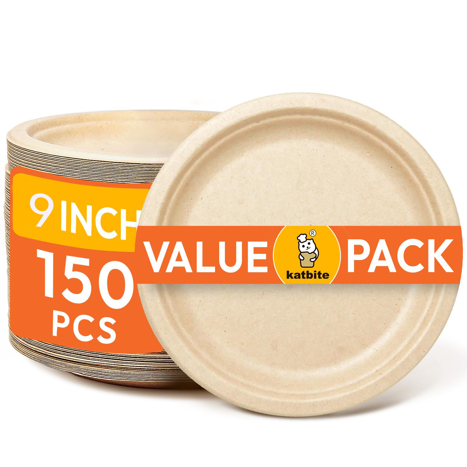 Great Value Everyday Paper Lunch Plates, 8 5/8", 100 Count - Walmart.com