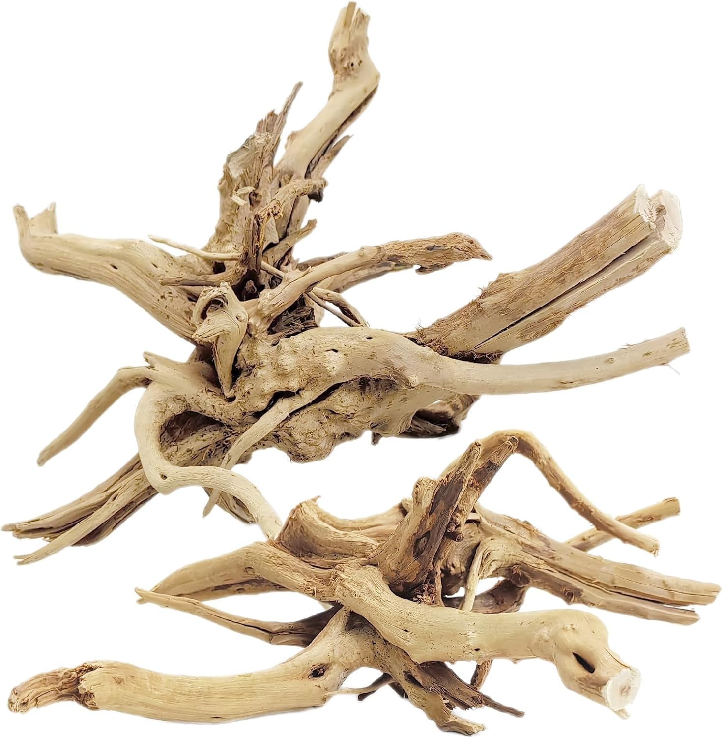 kathson Aquarium Driftwood, 7-11" Spider Wood Sinkable Driftwood for ...