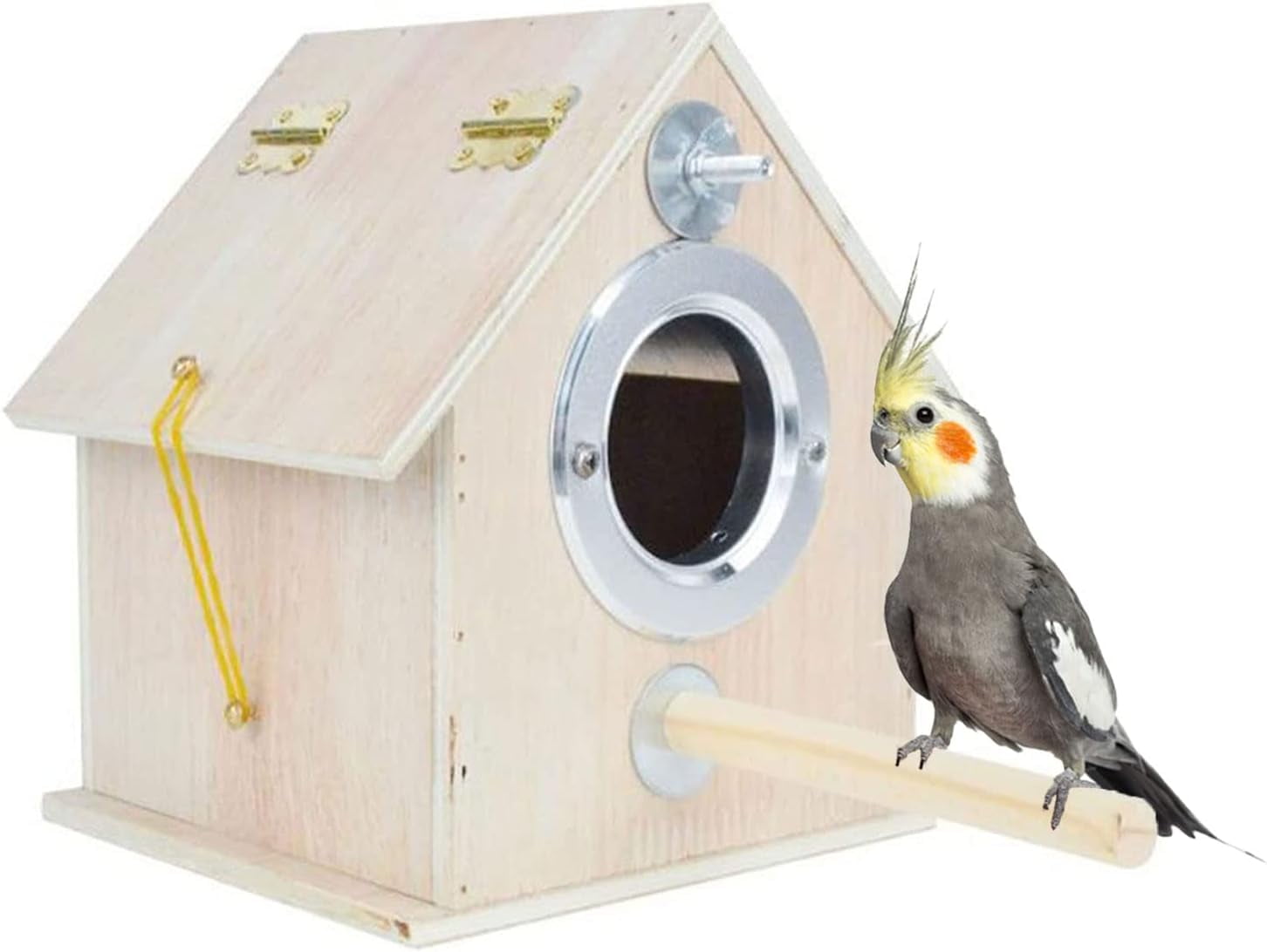 kathson Parakeet Nest Box Bird Nesting House Parrot Breeding Mating Box ...