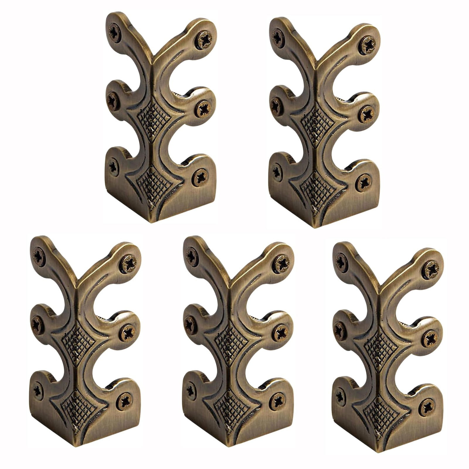 katior 5PC Skirting Board Corner Protectors Solid Brass Baseboard ...