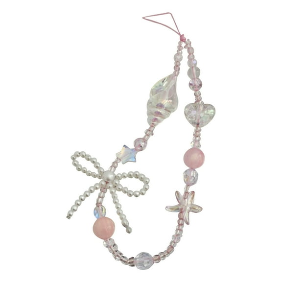 3 Pcs Phone Charms Strap Camera Charm Pearl Beaded Butterfly Bow Flower ...