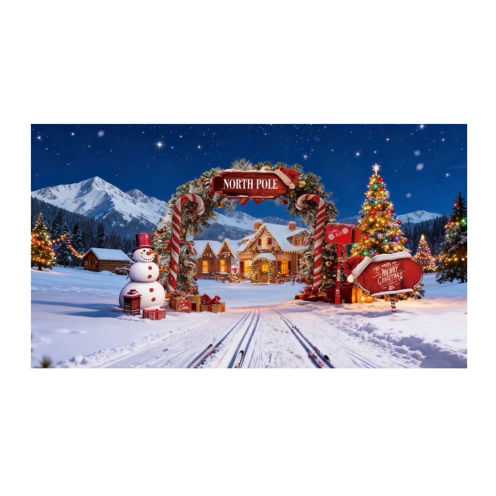 katior Outdoor Christmas Banner Extra Large Christmas Banner for Garage ...