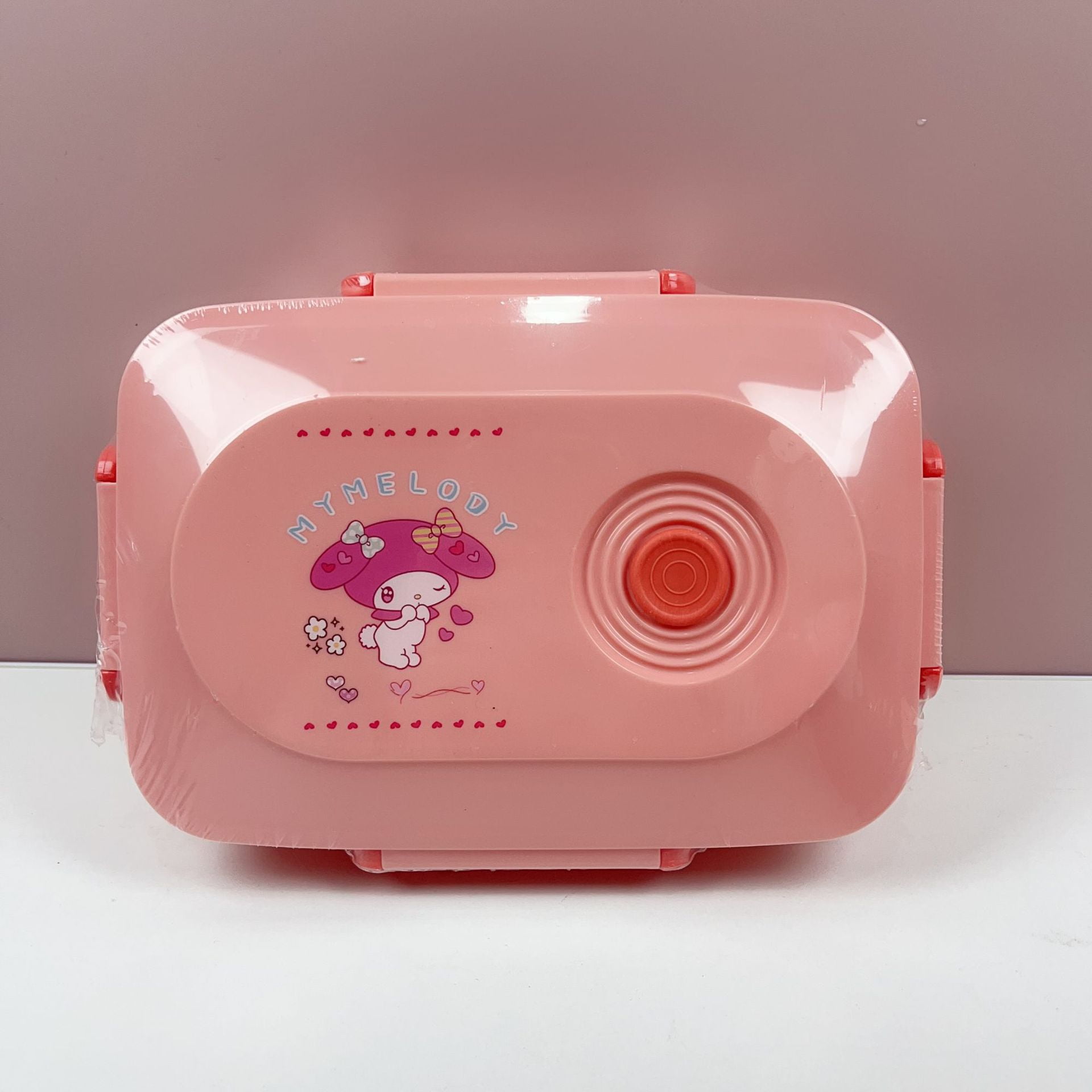 kawaii Sanrio Kuromi Hello Kitty Plastic Lunch Box Large-Capacity ...