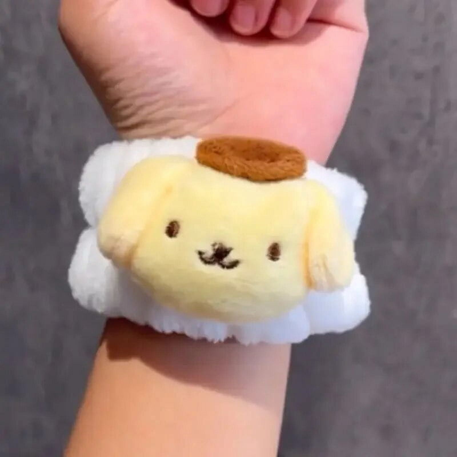 kawaii Sanrio accessories Kuromi Plush Wrist Wash Face Band Hello Kitty ...