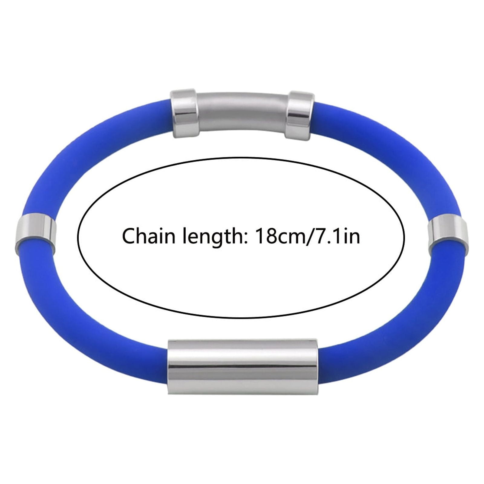 Kayannuo Anti-static Bracelet Negative Ion Silica Gel Metal Balance ...