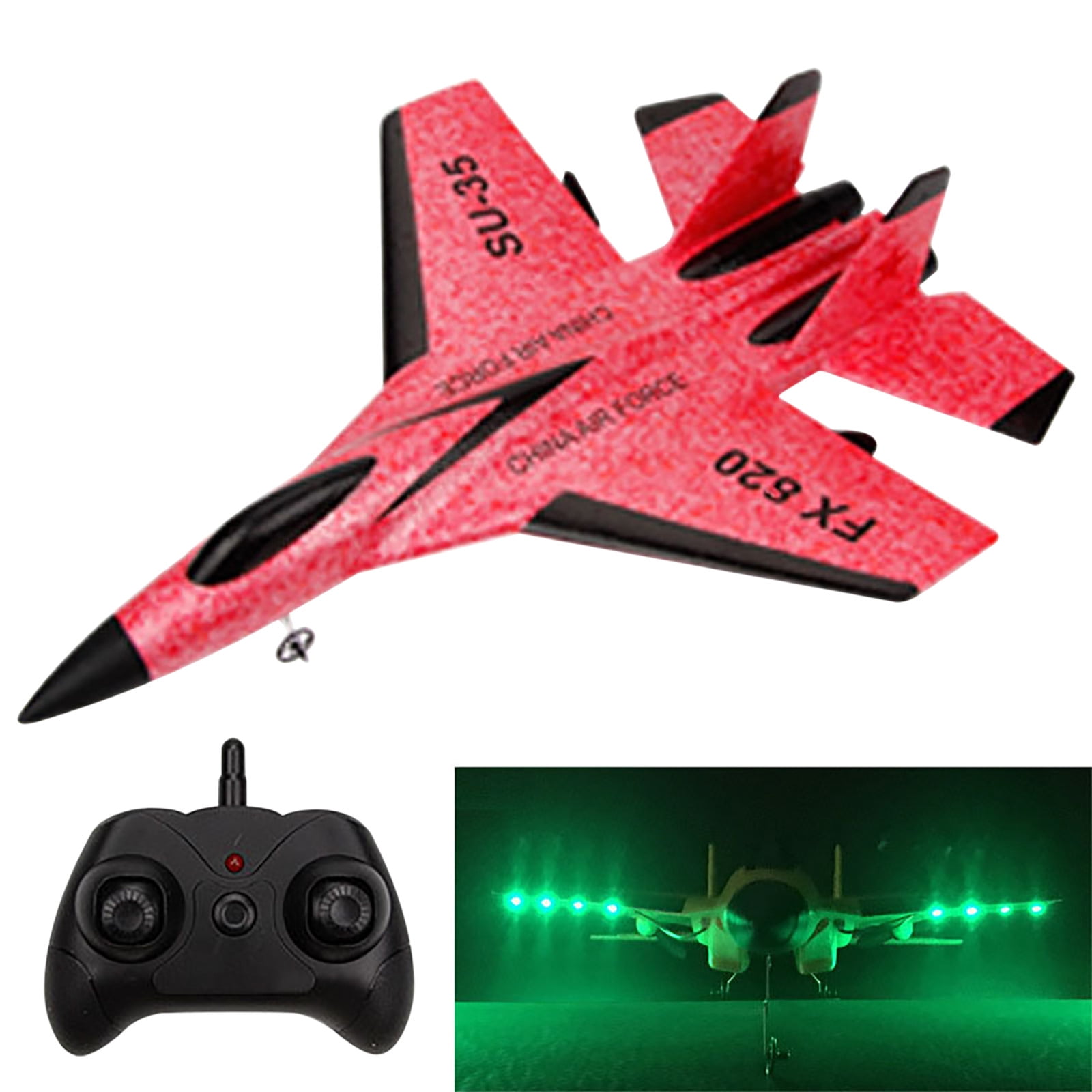 Floleo SU35 RC Jet Aircraft Airplane: Wireless Remote Control Fighter ...