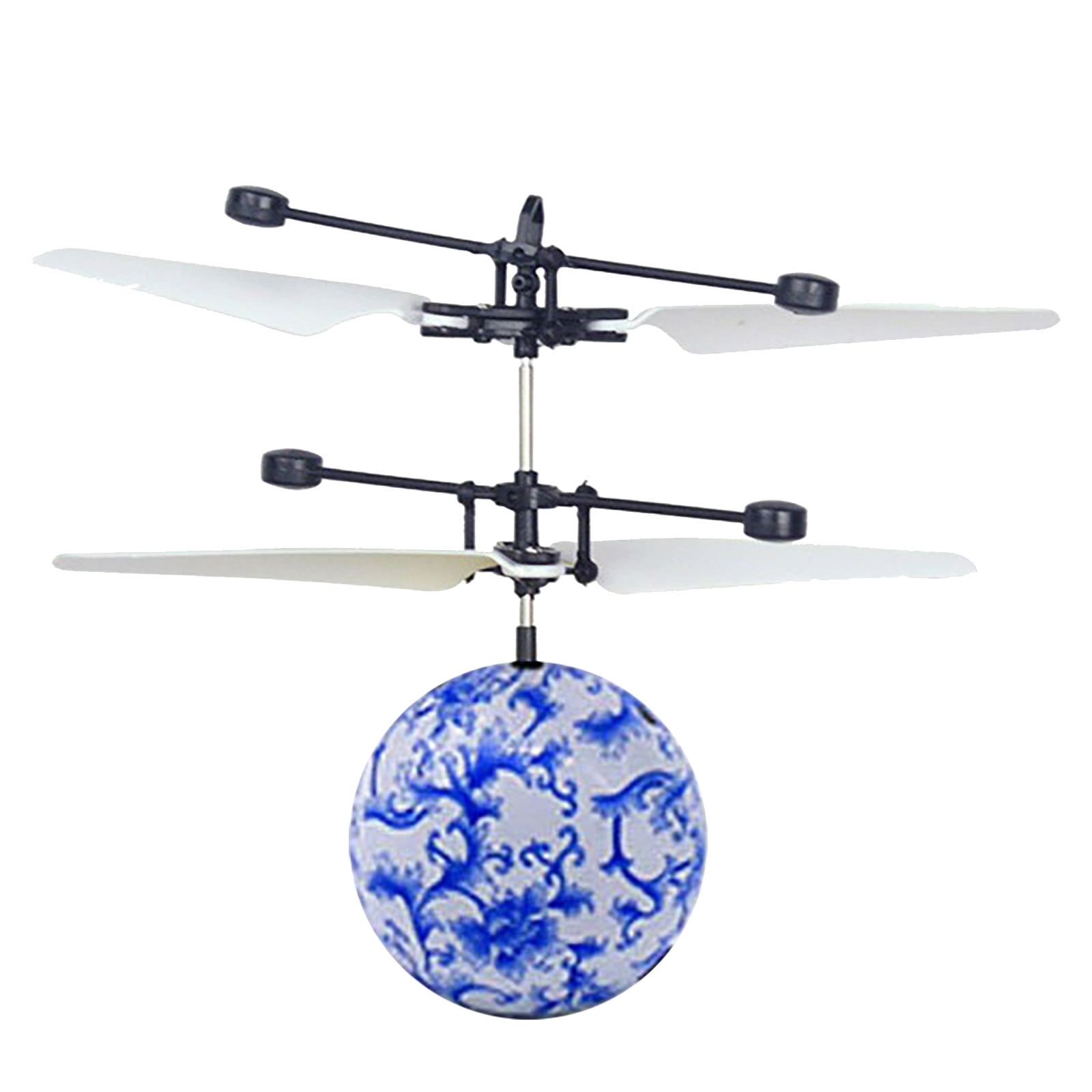 Floleo Remote Control Flying Ball Drone Helicopter with LED Lighting ...