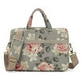 kayond White Rose Patten water resistant Laptop Shoulder Messenger Bag ...