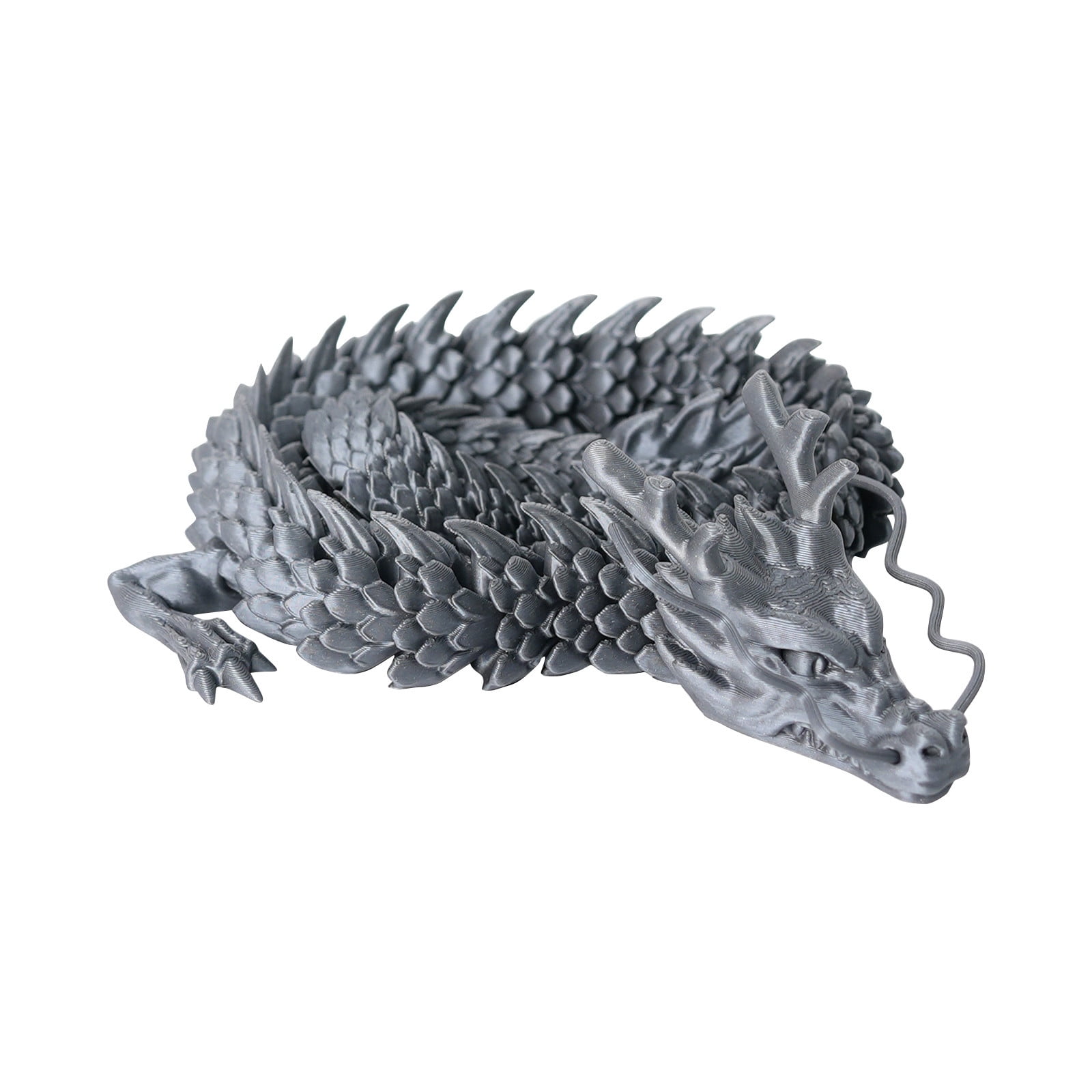 kazuzk 3D Printed Dragon, 60cm Long Chinese Dragon, Movable Dragon Toy ...