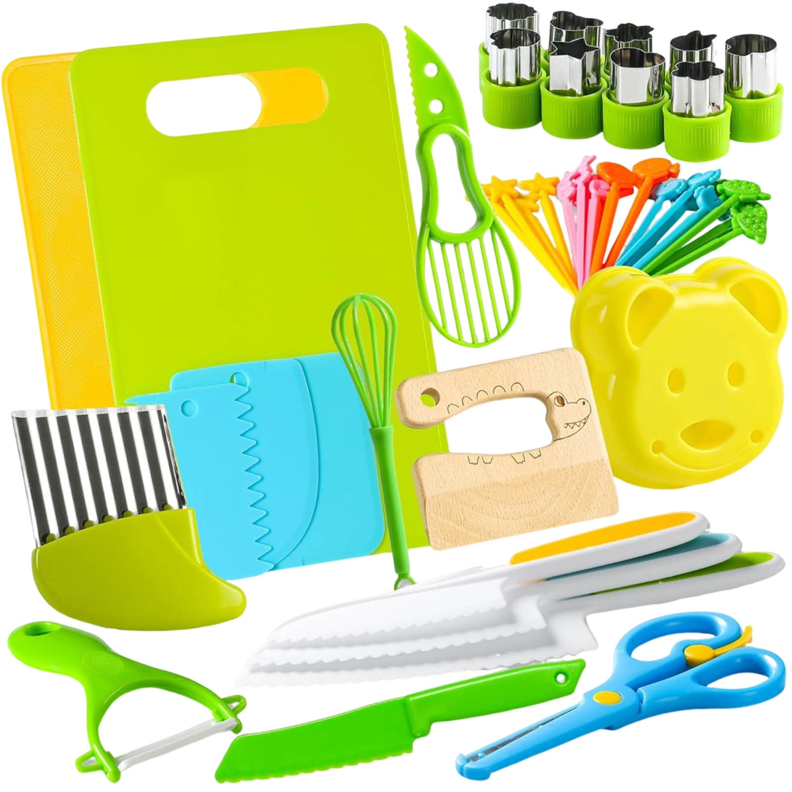 kcavykas Apartment Essentials Cutting Board Set Kitchen Tools For Kids ...