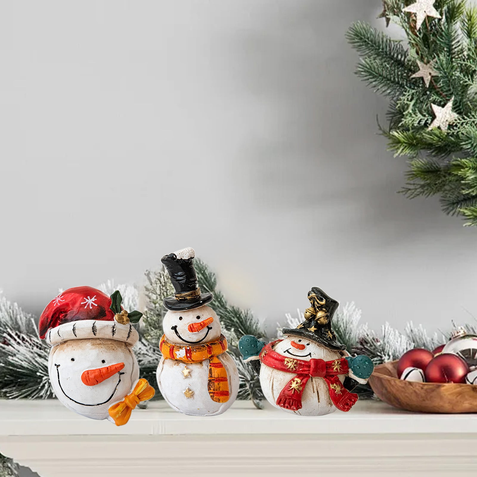 Christmas Decorations Festive Christmas Table Decor Featuring Snowman ...