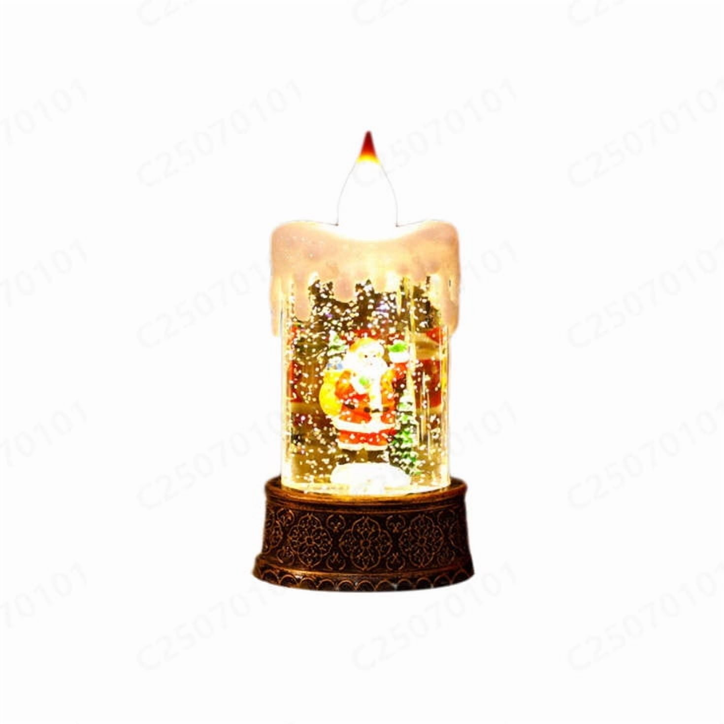 kcavykas Christmas Decorations Luminous Water-Filled Candle 100ml Mini ...