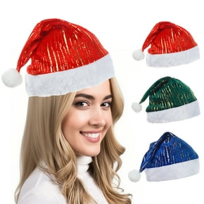 Blue Santa Hats for Christmas and Holiday Parties - Wide Selection