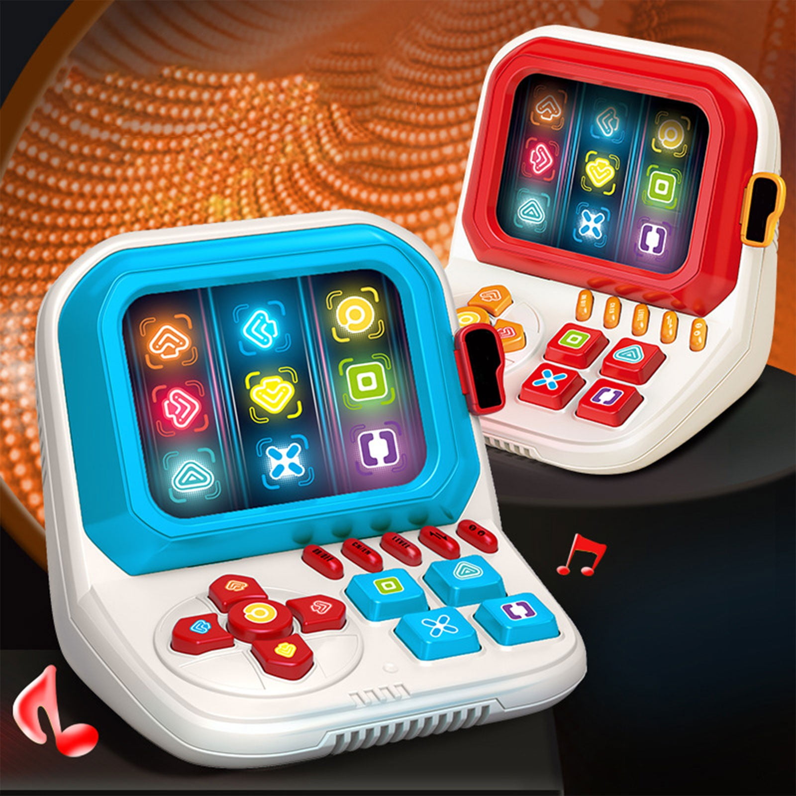 kcavykas Finger Dancing Electronic Game Console Portable Handheld ...