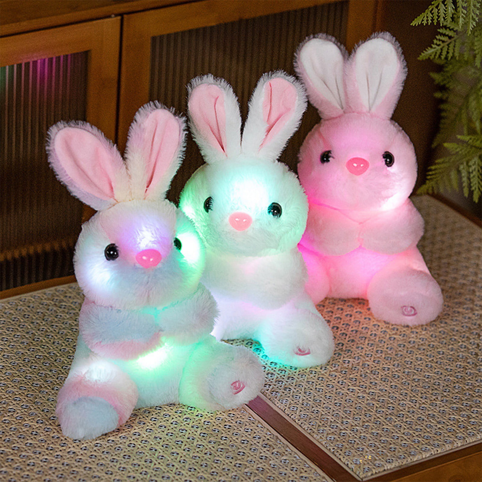 kcavykas Fun Toys for Kids Glowing Bunny Night Toy for Children, Soft ...