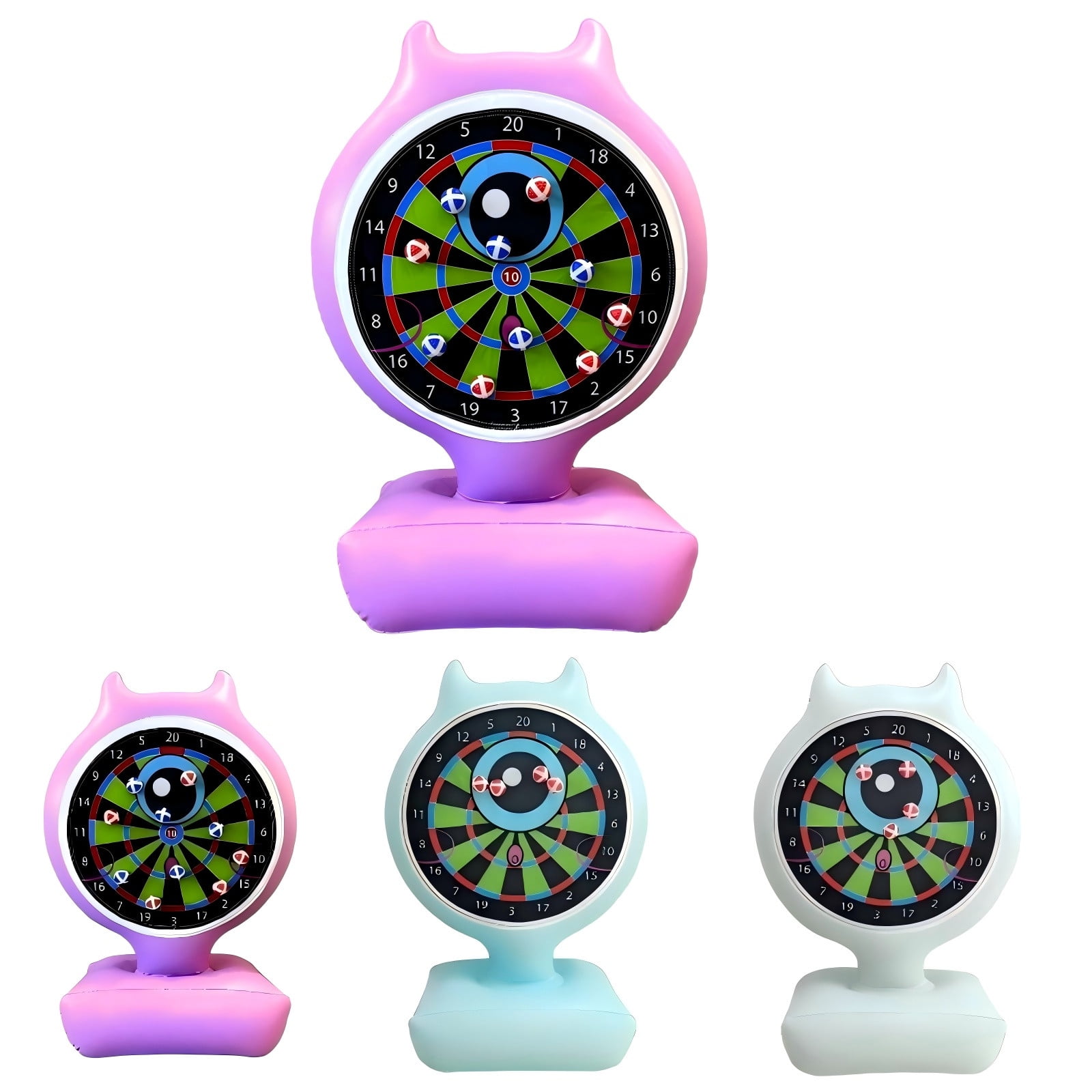 kcavykas Inflatable Dart Board Game PVC Party Entertainment Prop Safe Sticky Target Board Indoor ...