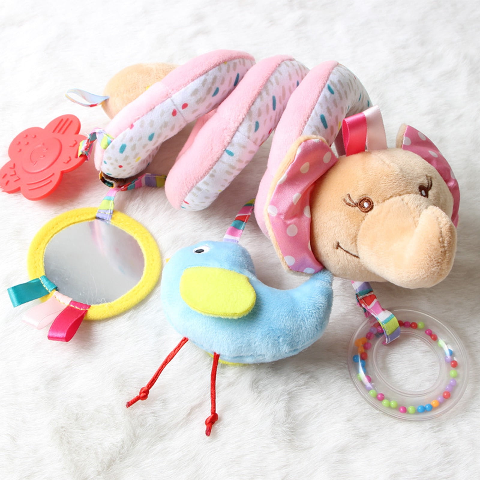kcavykas New Toys for Kids 2025 Bedside Crib Toy, Colorful Fabric ...