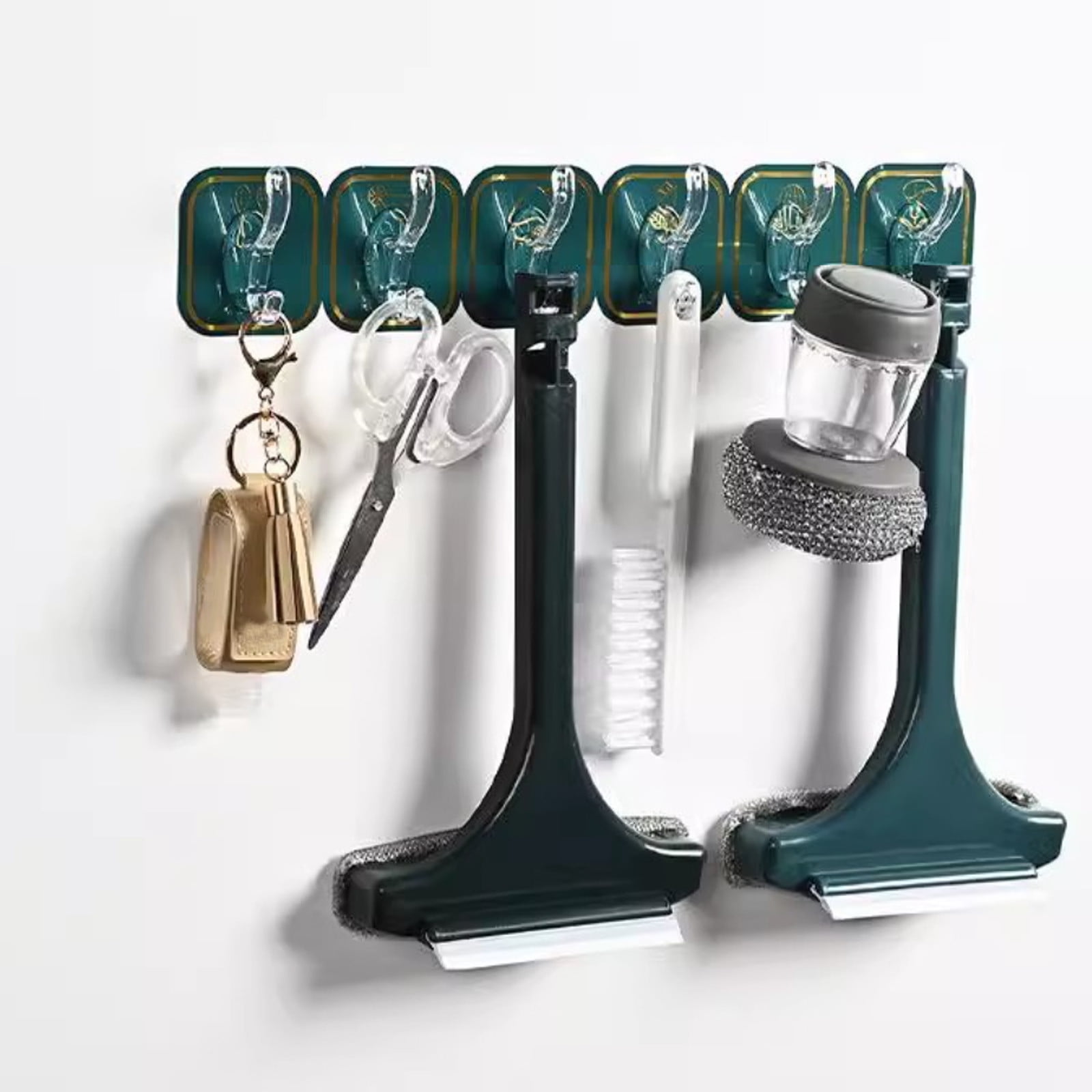 kchsji 6-Pack Non Marking Swivel Hooks, No Punch Strong Towel Hooks for ...