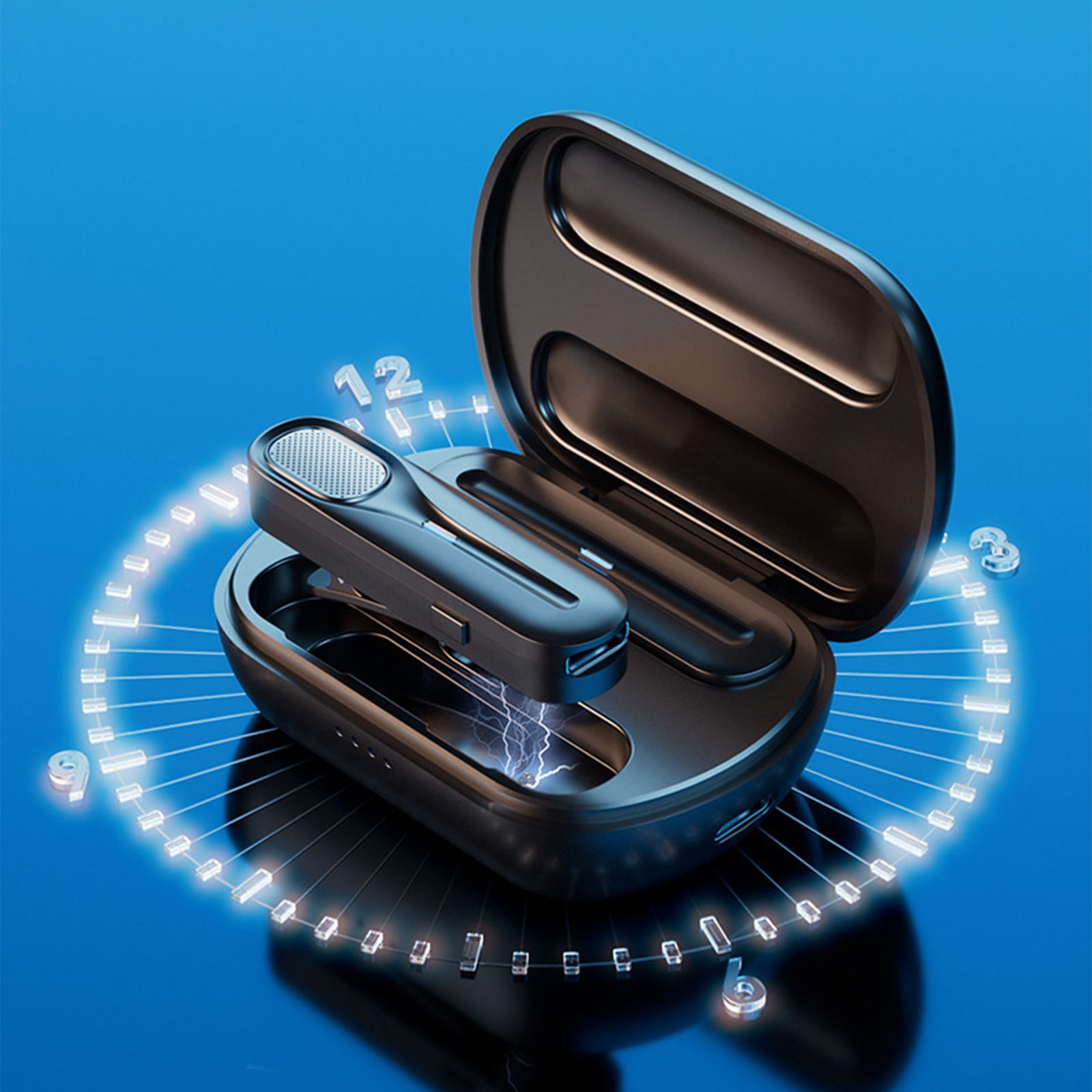 kchsji Wireless Lapel Microphone Portable Mini Mic Noise Reduction ...