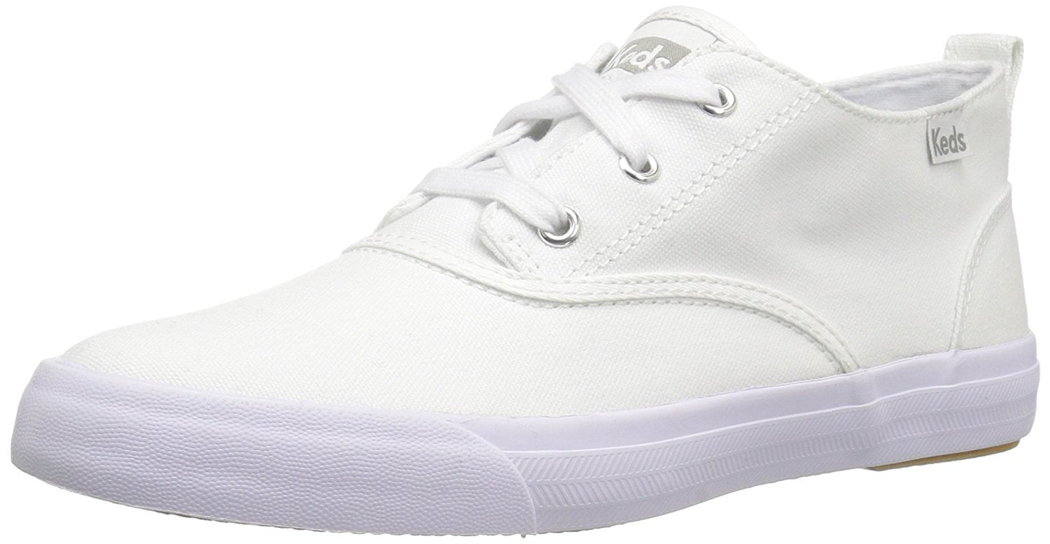 Keds Women's Triumph Mid Seasonal Solid Fashion Sneaker, White, 5.5 M ...