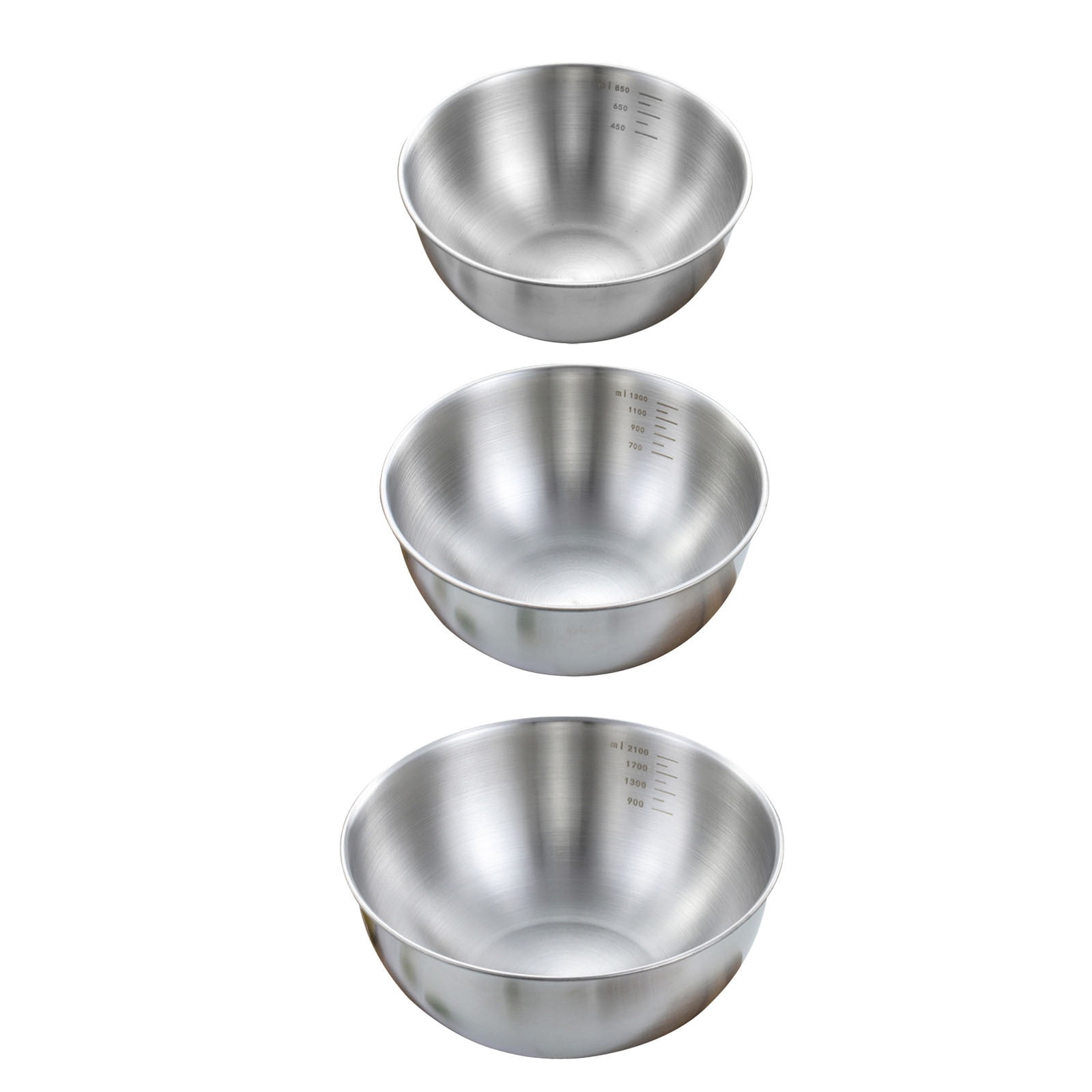 kedshhgu 3PCS Stainless Steel Basin, Metal Basin,Stainless Steel Basin ...