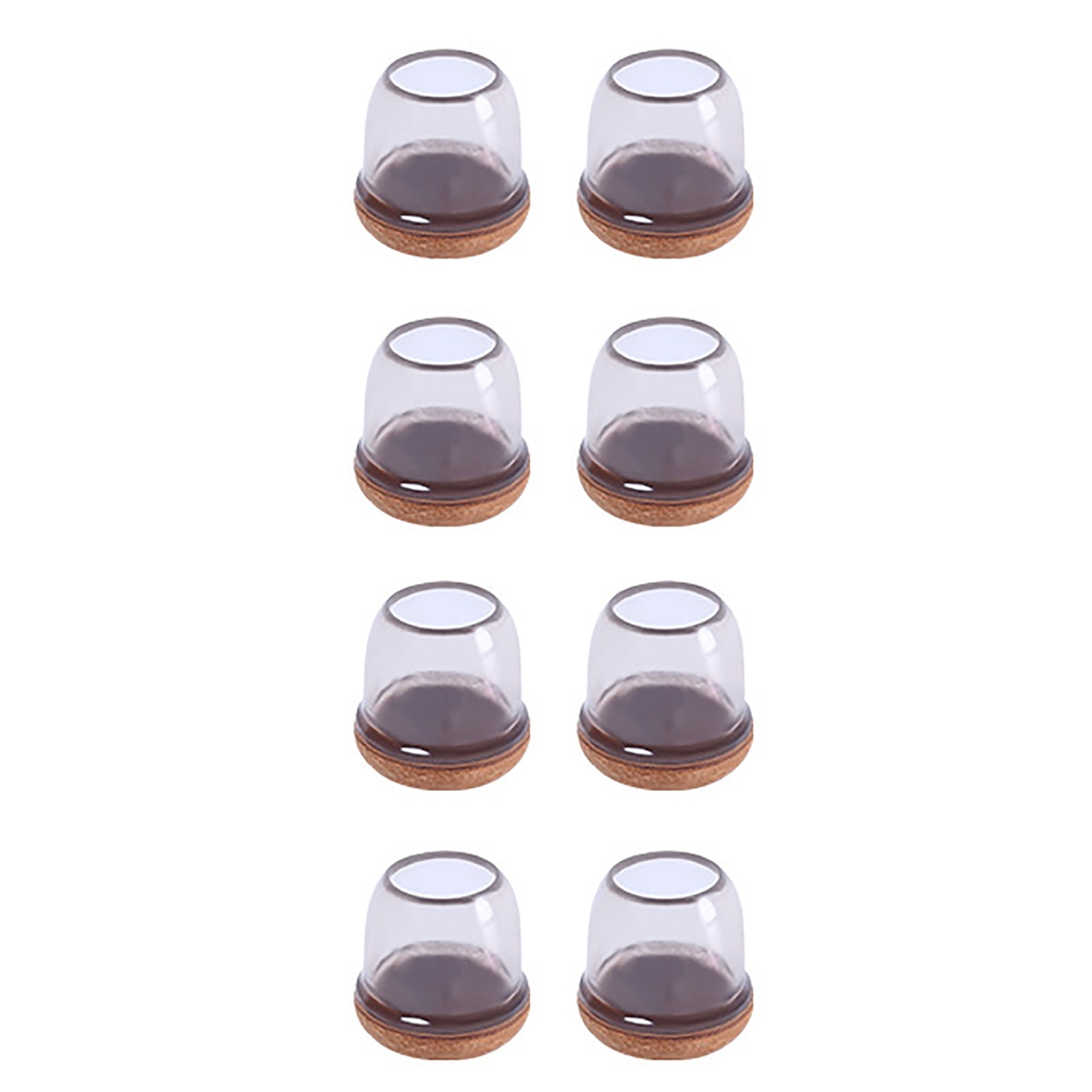 kedshhgu Chair Leg Floor Protectors Clear, 8 pcs Clear Felt Bottom ...